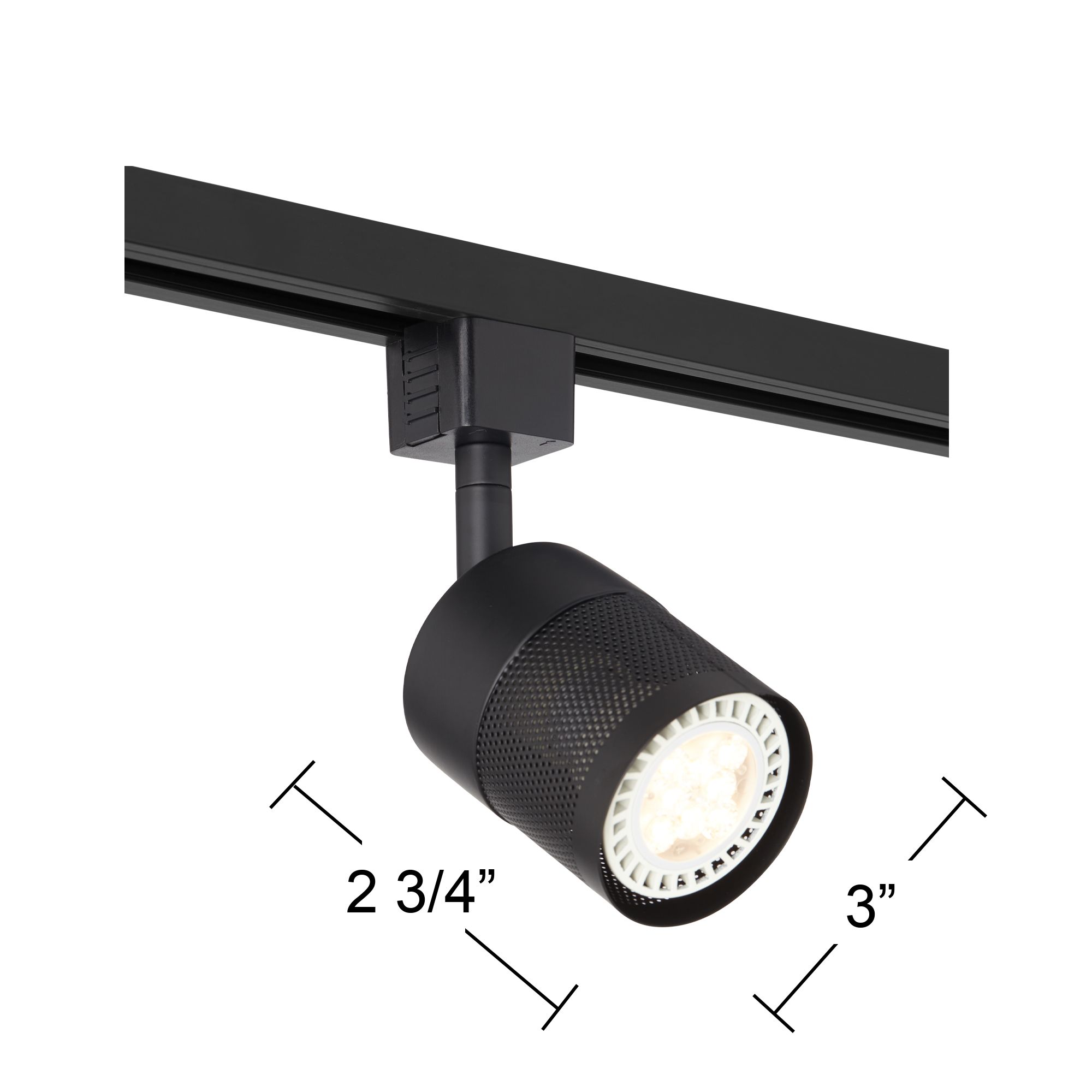 Clifford Black Mesh LED 4-Light Track Head for Halo System - #673A5 ...