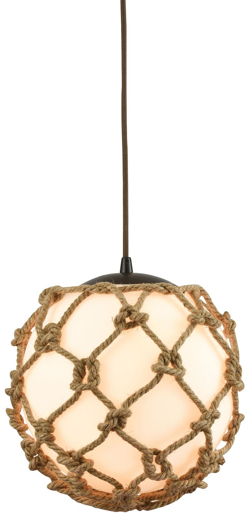 Coastal Inlet 11" Wide 1-Light Pendant - Oil Rubbed Bronze (LED ...