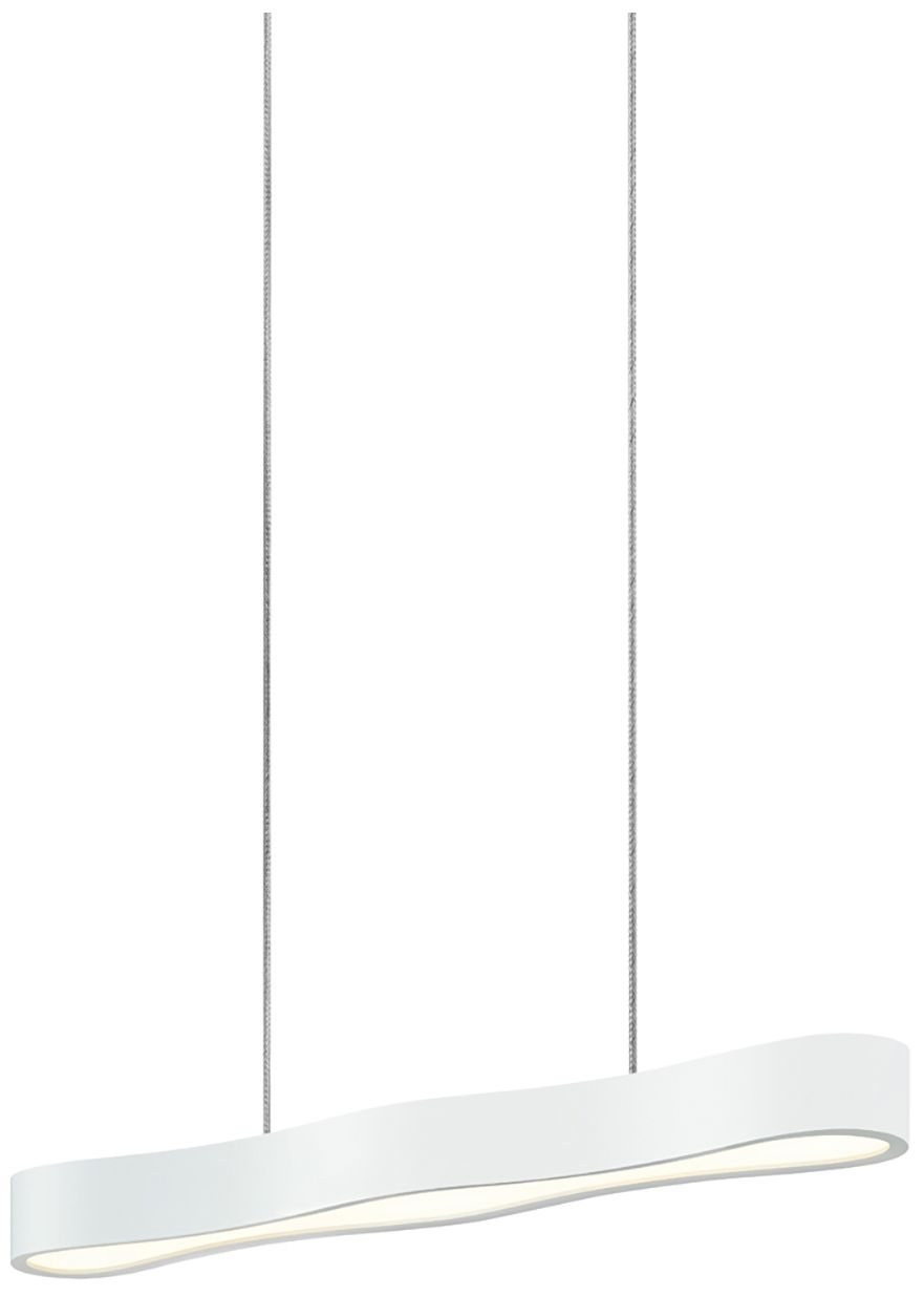 Corso Linear 24" Wide Textured White LED Pendant - #9204E | Lamps Plus