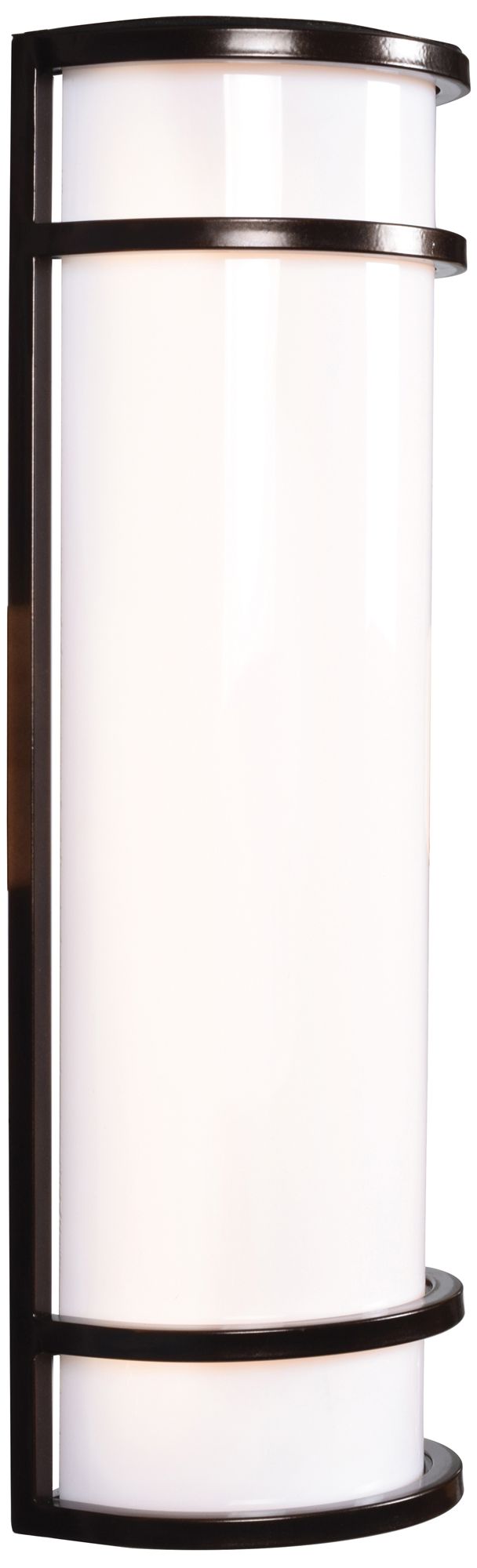 Cove - LED Outdoor Wall Fixture - Medium - Bronze Finish - Acrylic Lens ...