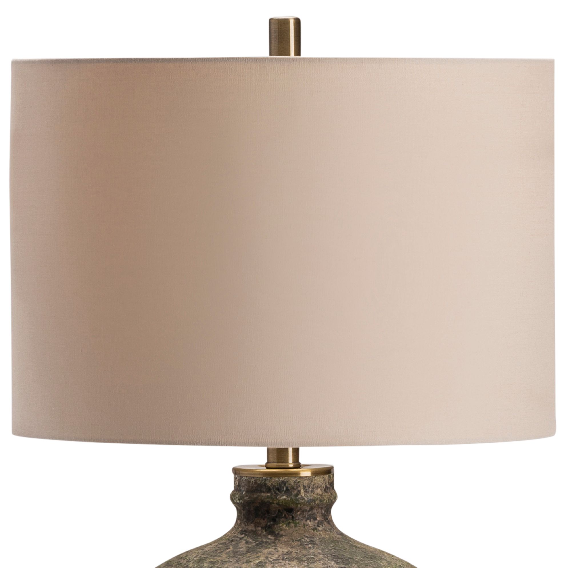 Crestview Collection Blaze Earthenware Brown and Tan Ceramic Table Lamp ...