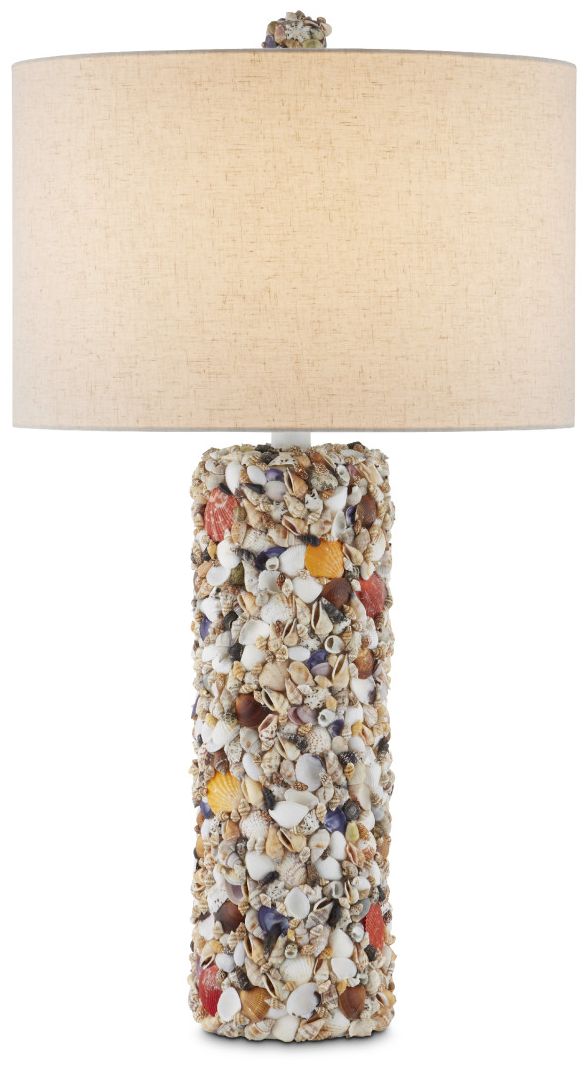 Currey & Company 32.5" Festoon Multi-Color Shell Table Lamp - #3814H ...