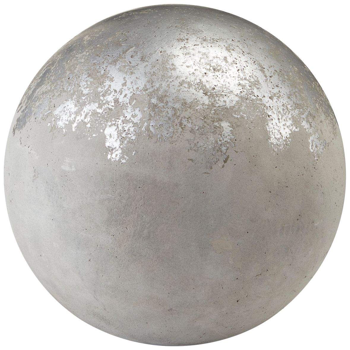 Currey and Company Amie Gray and Silver 15" Wide Sphere - #389Y0 ...