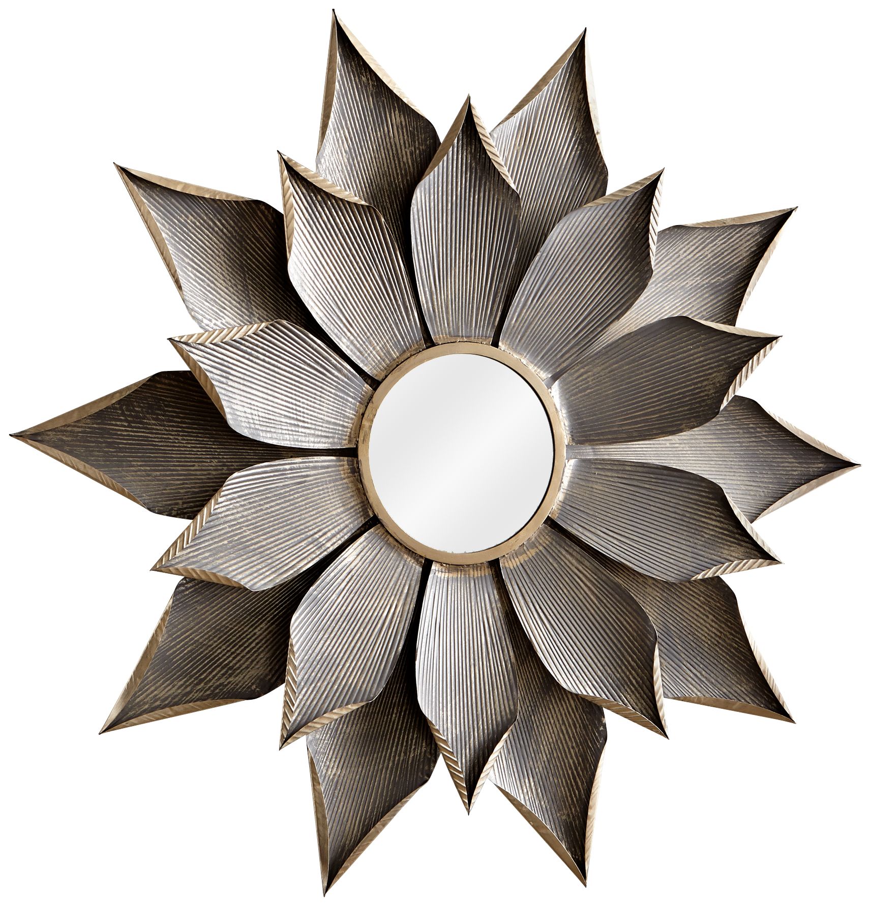 Cyan Design Blossom Graphite 38 1/4" Round Wall Mirror - #11T21 | Lamps ...