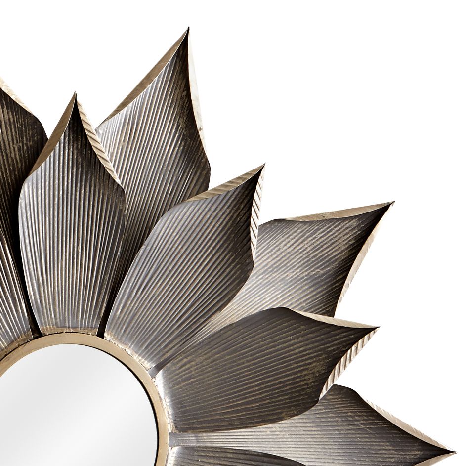 Cyan Design Blossom Graphite 38 1/4" Round Wall Mirror - #11T21 | Lamps ...