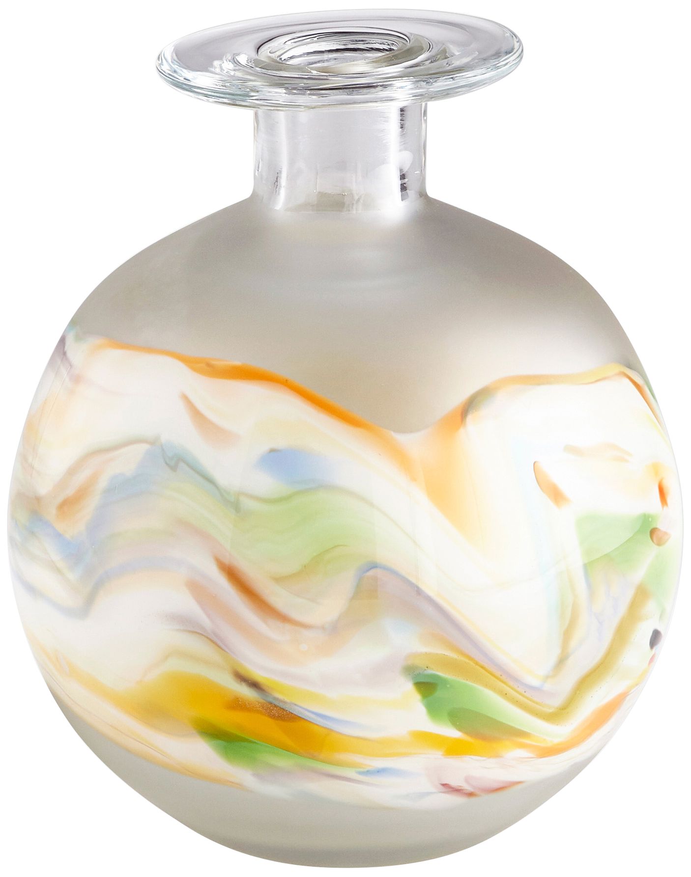 Cyan Design Kimbie Small 10" High Multi-Color Glass Vase - #37J73 ...
