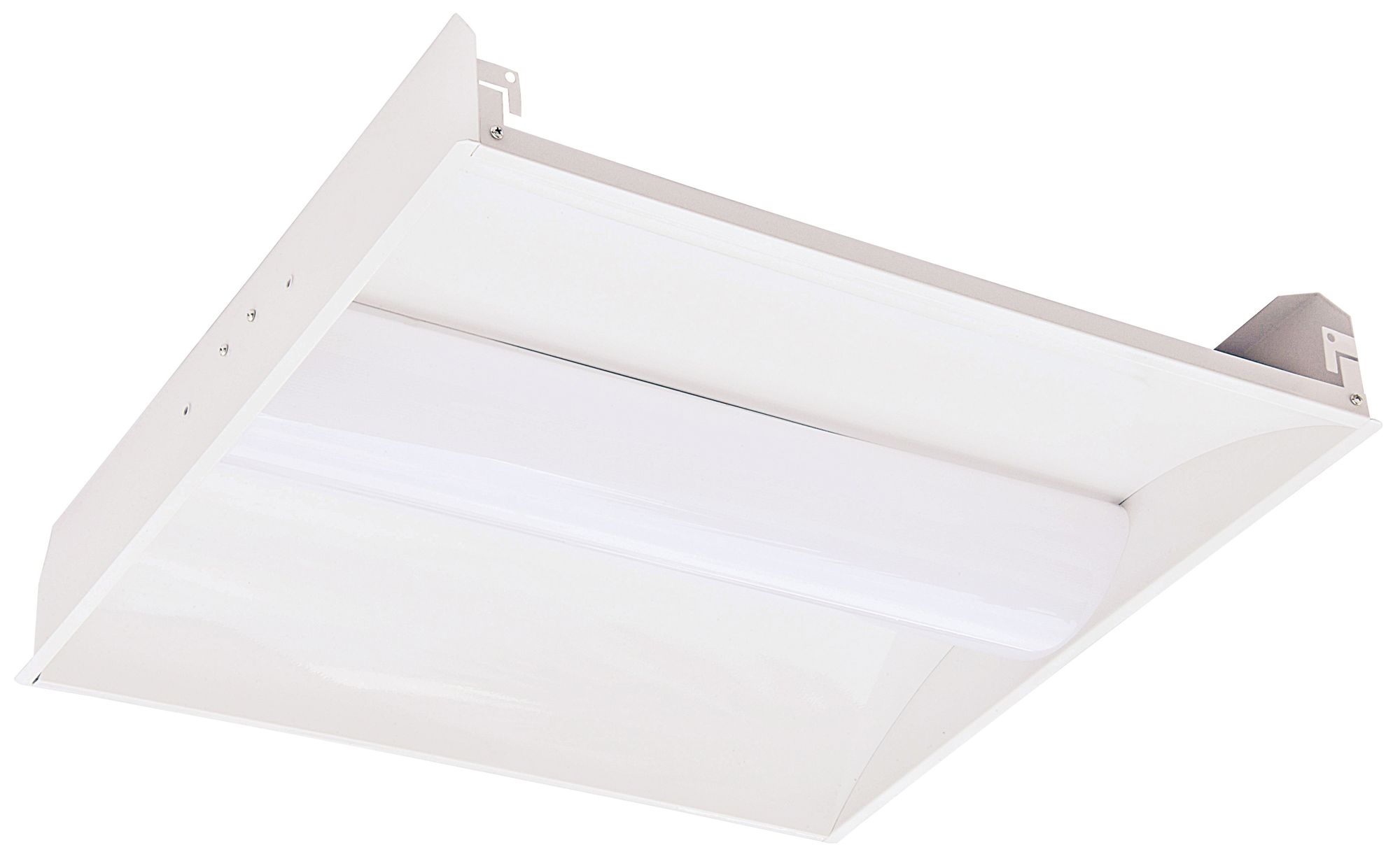 Cyber Tech 2'x 2' 36W White LED Body Indirect Troffer - #85G85 | Lamps Plus