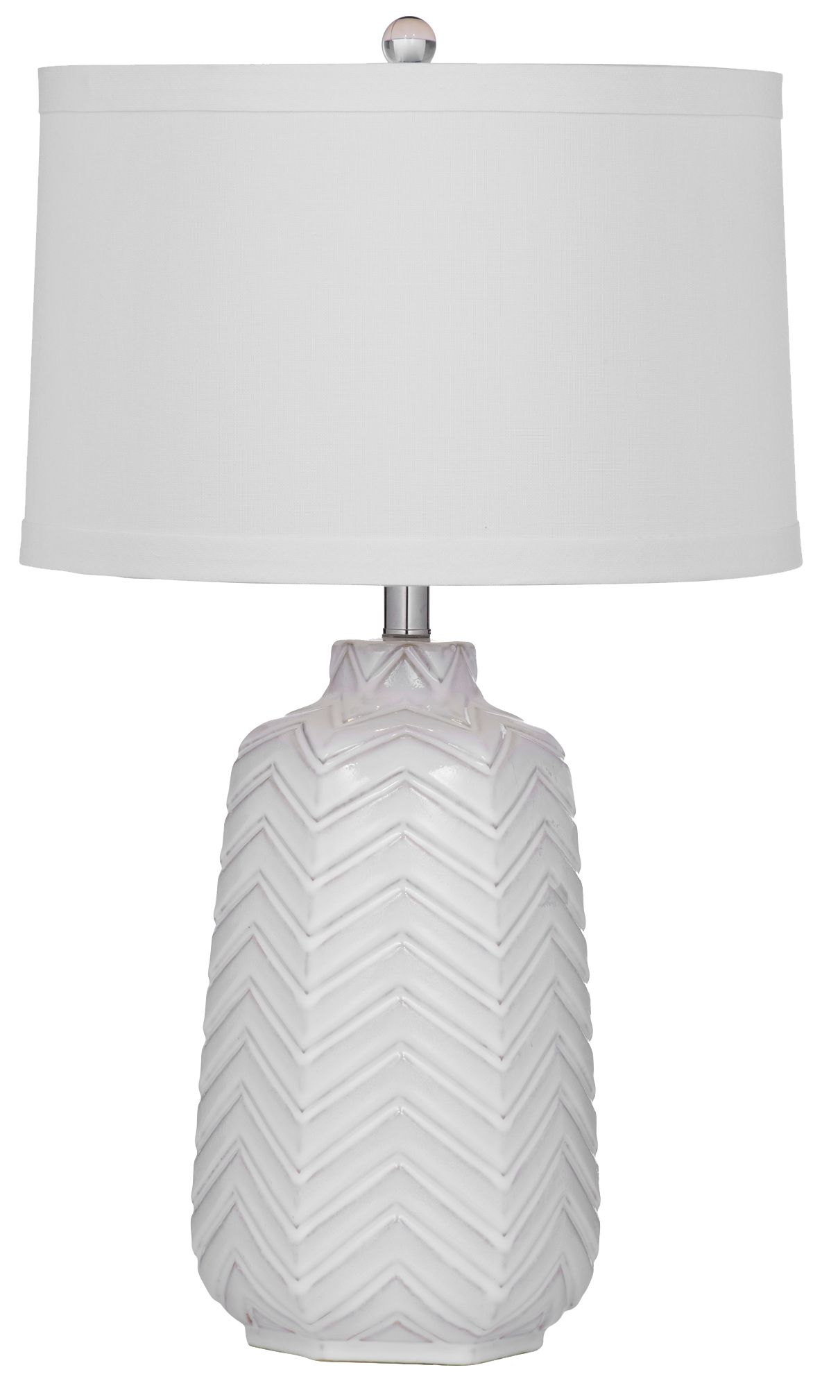 Dalia 28" Modern Textured Ceramic Table Lamp - #093C9 | Lamps Plus
