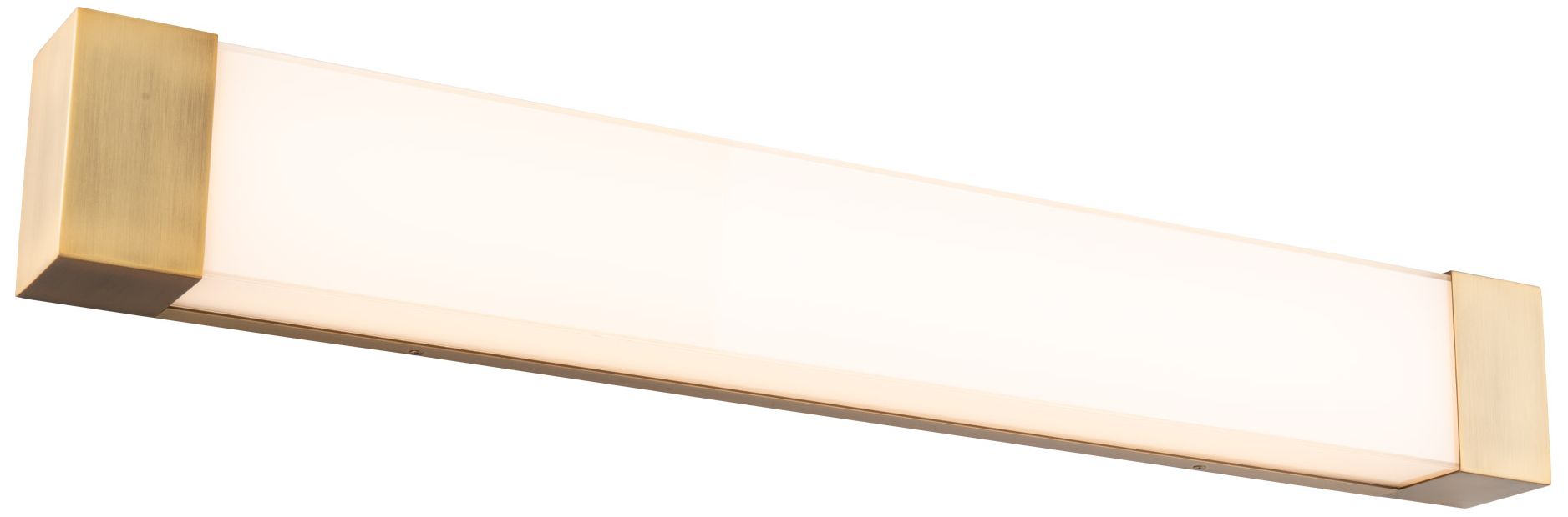 Darcy 5"H x 36"W 1-Light Linear Bath Bar in Aged Brass - #076M3 | Lamps ...