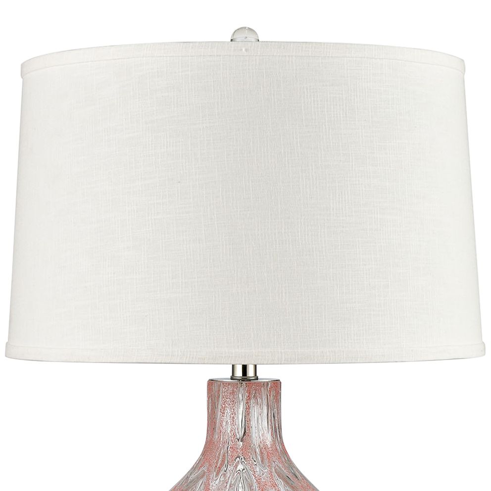 Dimond Bayside Pink Bubble Gum Glass Table Lamp - #093T0 | Lamps Plus