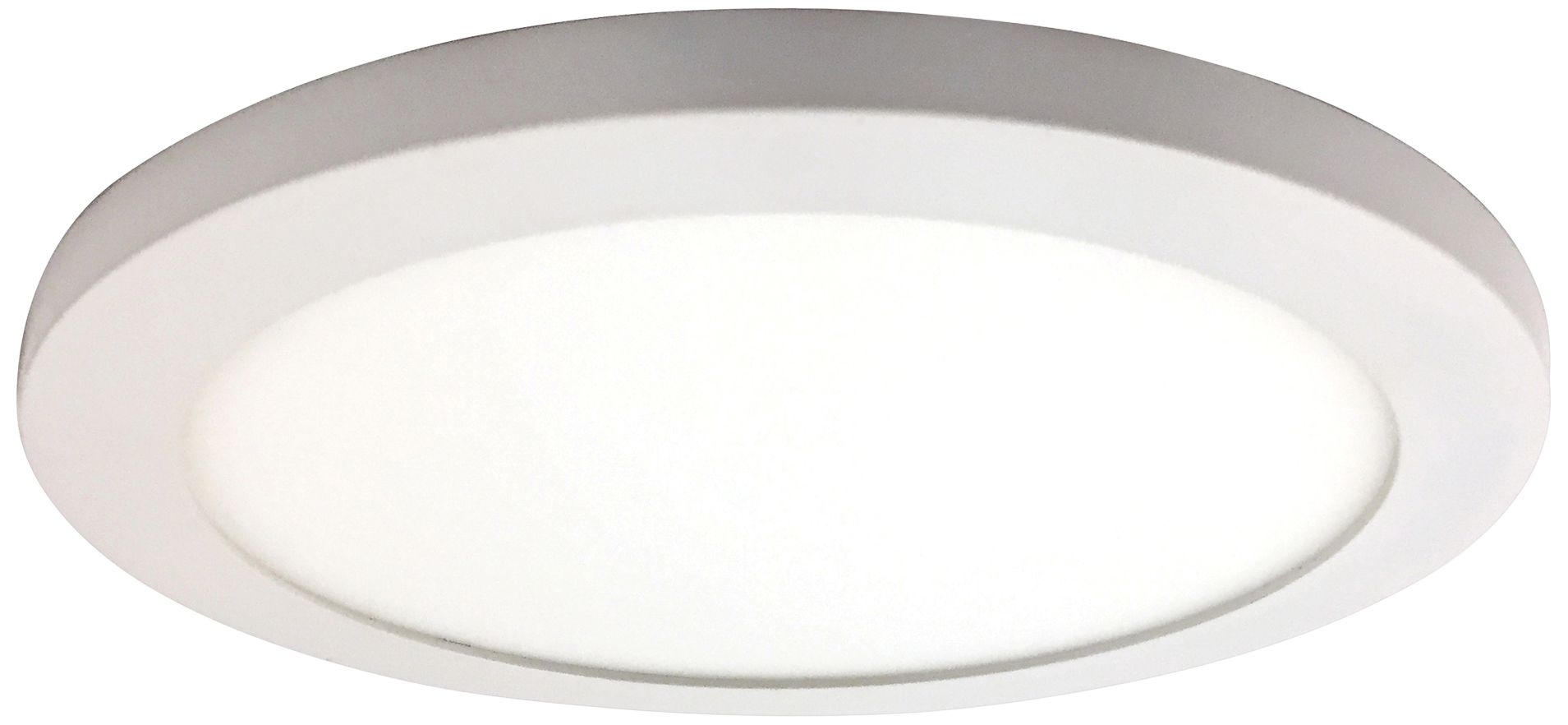 Disc 9 1/2" Wide Brushed Steel Round LED Ceiling Light - #58V88 | Lamps ...