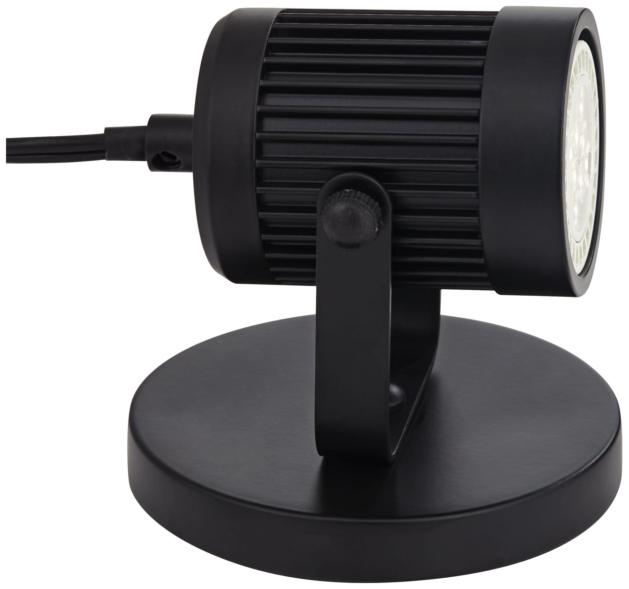 Downey 2 3/4" High LED Mini-Uplight in Black - #4R125 | Lamps Plus