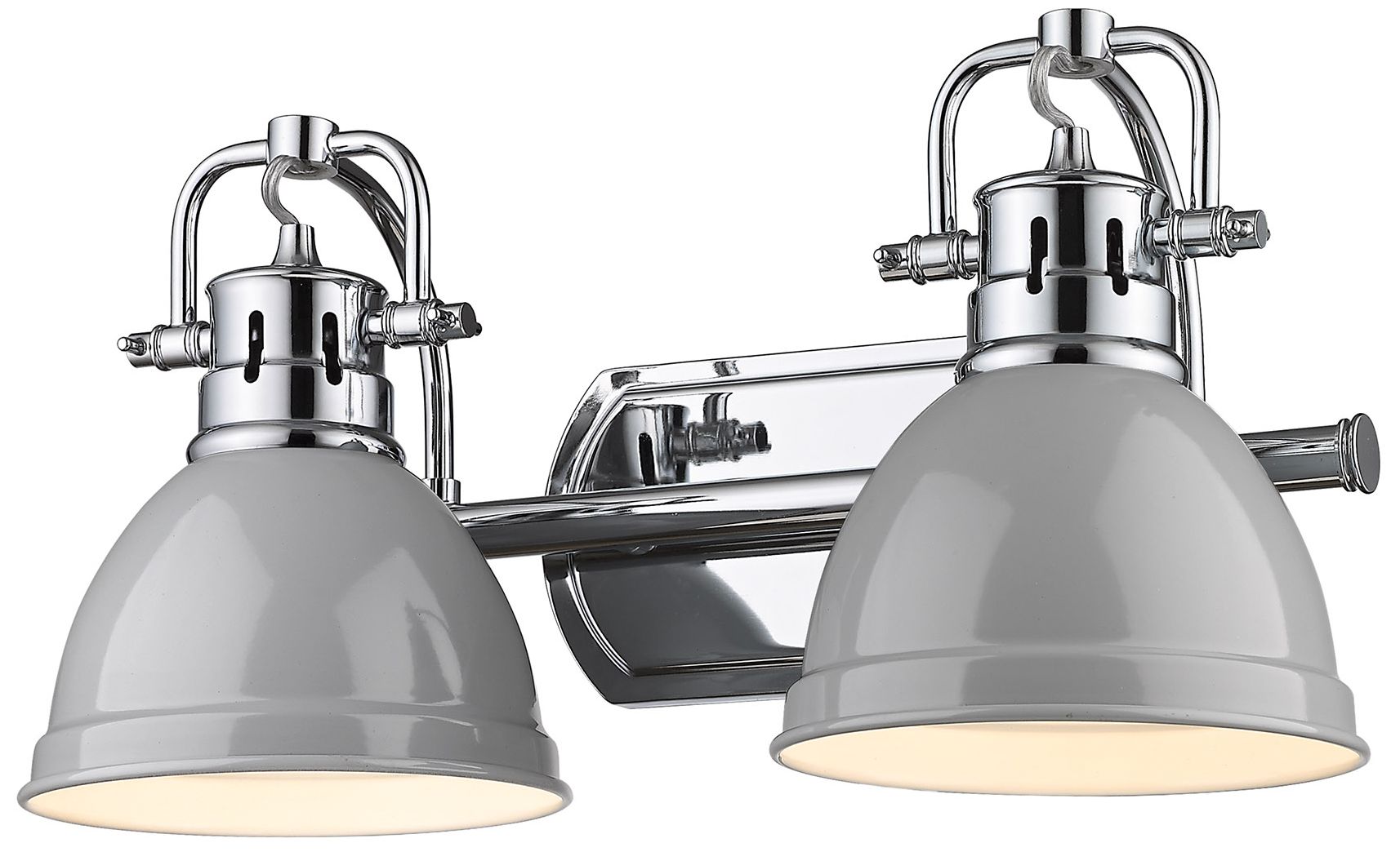 Duncan 16 1/2" Wide Aged Brass and Chrome 2-Light Bath Light - #583V0 ...