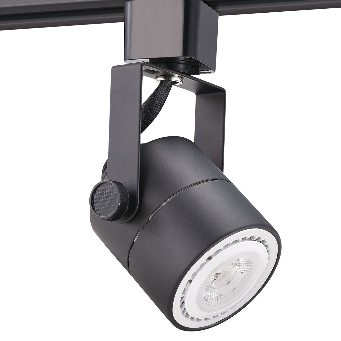 Duran 4-Light Black Swivel LED Floating Canopy Track Kit - #264F1 ...