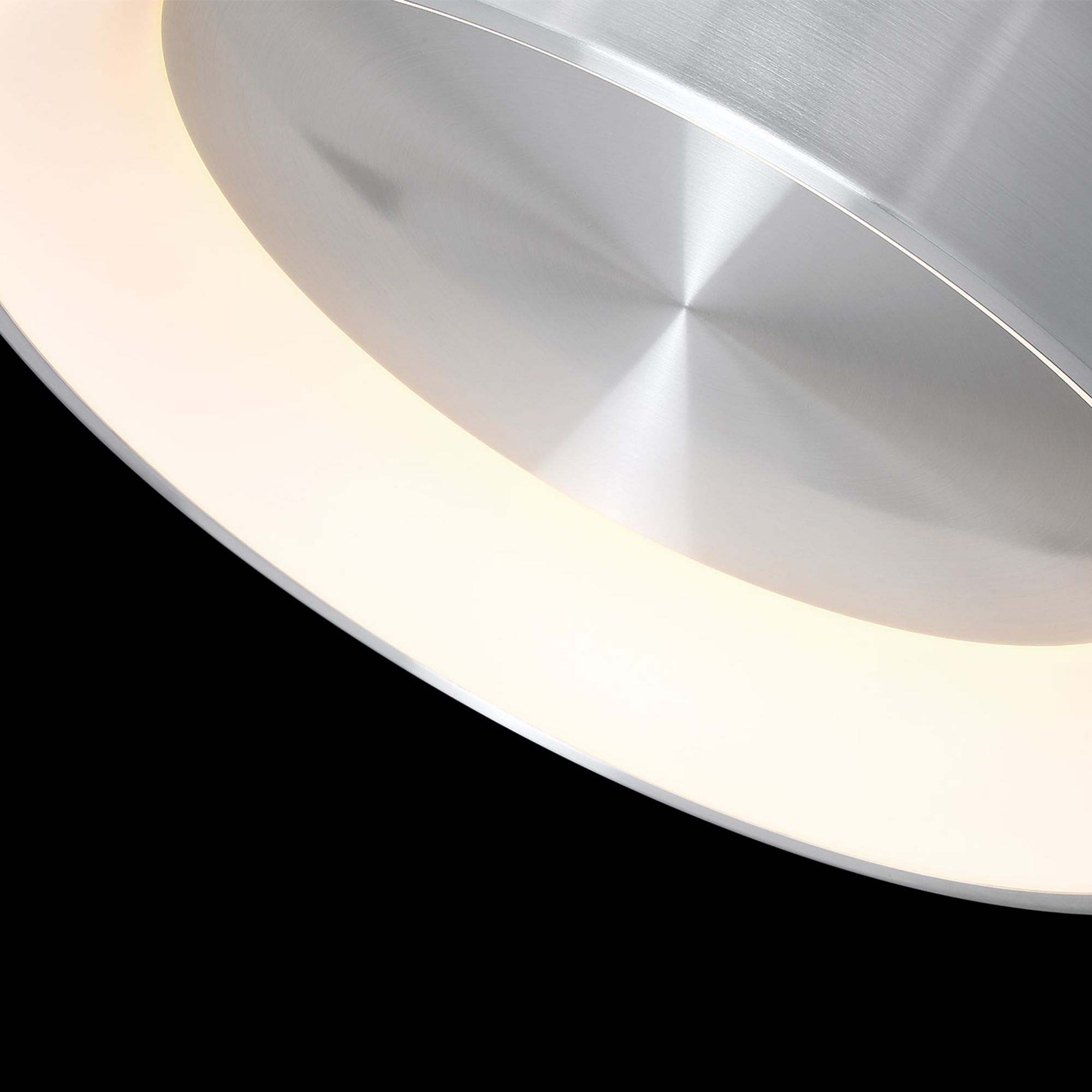 dweLED Corso 23 1/2" Wide Brushed Aluminum LED Ceiling Light - #073M3 ...
