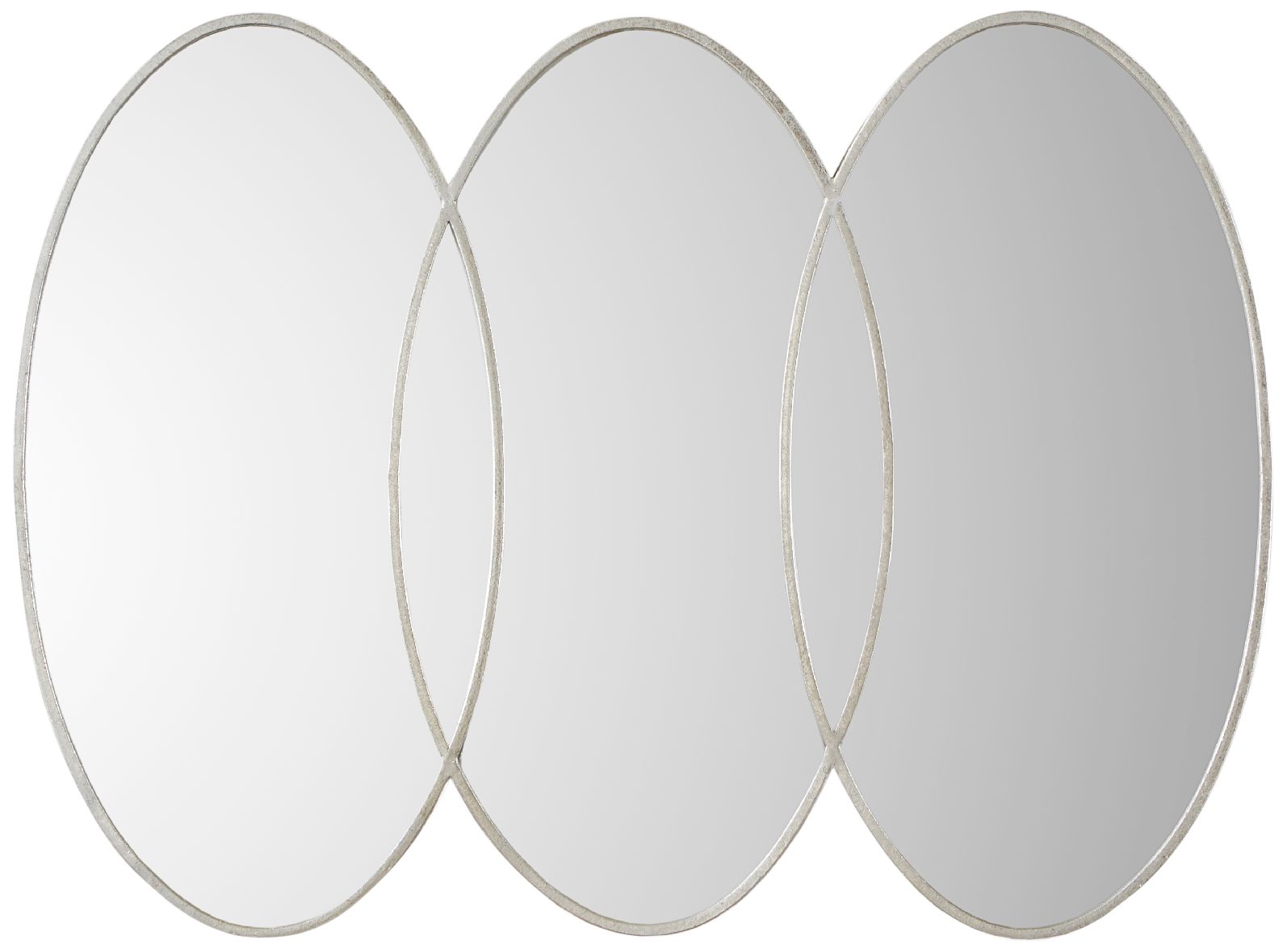 Eclipse Antique Silver 43" x 32 3/4" Wall Mirror - #316P1 | Lamps Plus