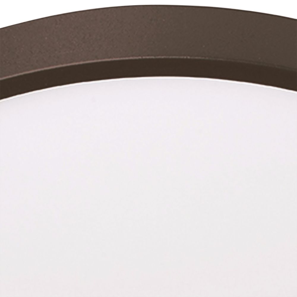 Edge 5 1/2" Wide Round Black Metal LED Ceiling Light - #97P84 | Lamps Plus