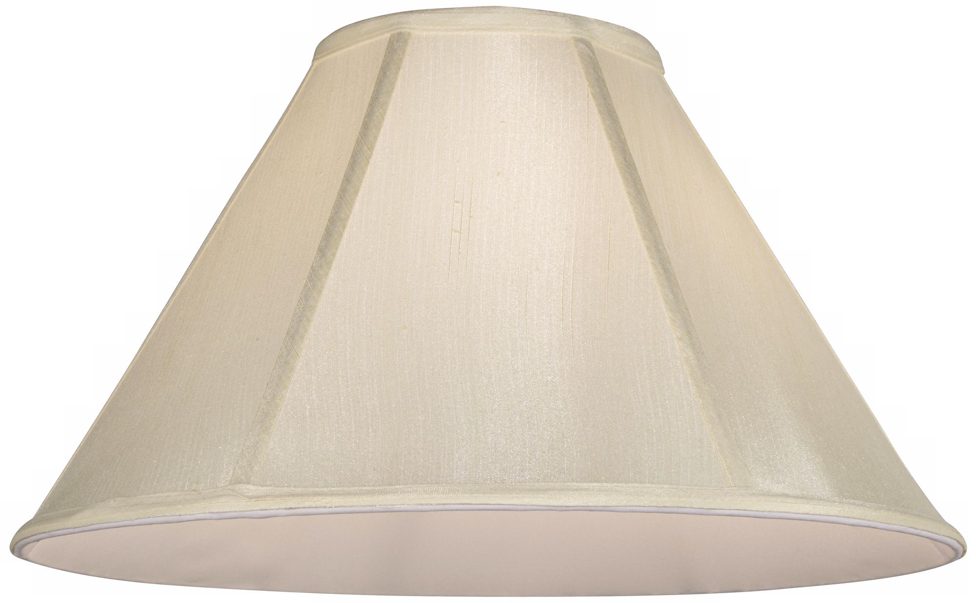 Eggshell Faux Silk Empire Lamp Shade 5x15x10 (Spider) - #V9582 | Lamps Plus