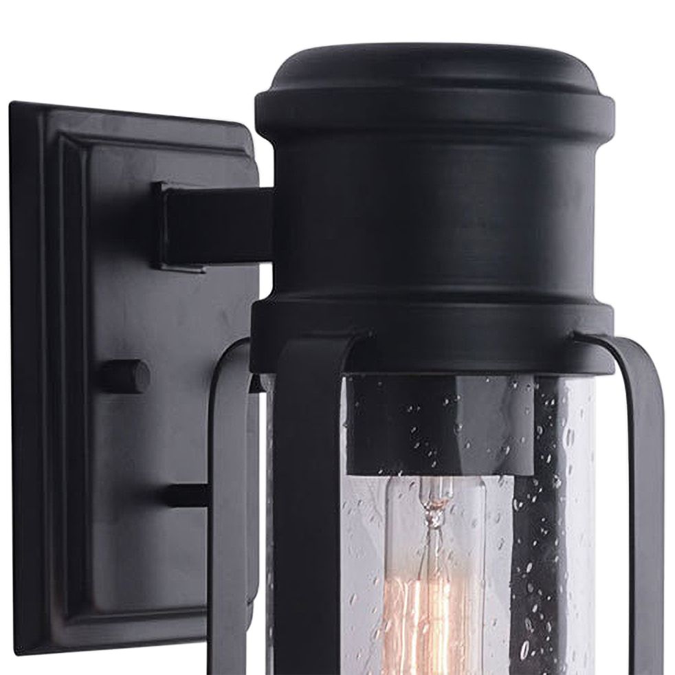 Eglo Abner 12 1/4" High Matte Black Outdoor Wall Light - #99X20 | Lamps ...