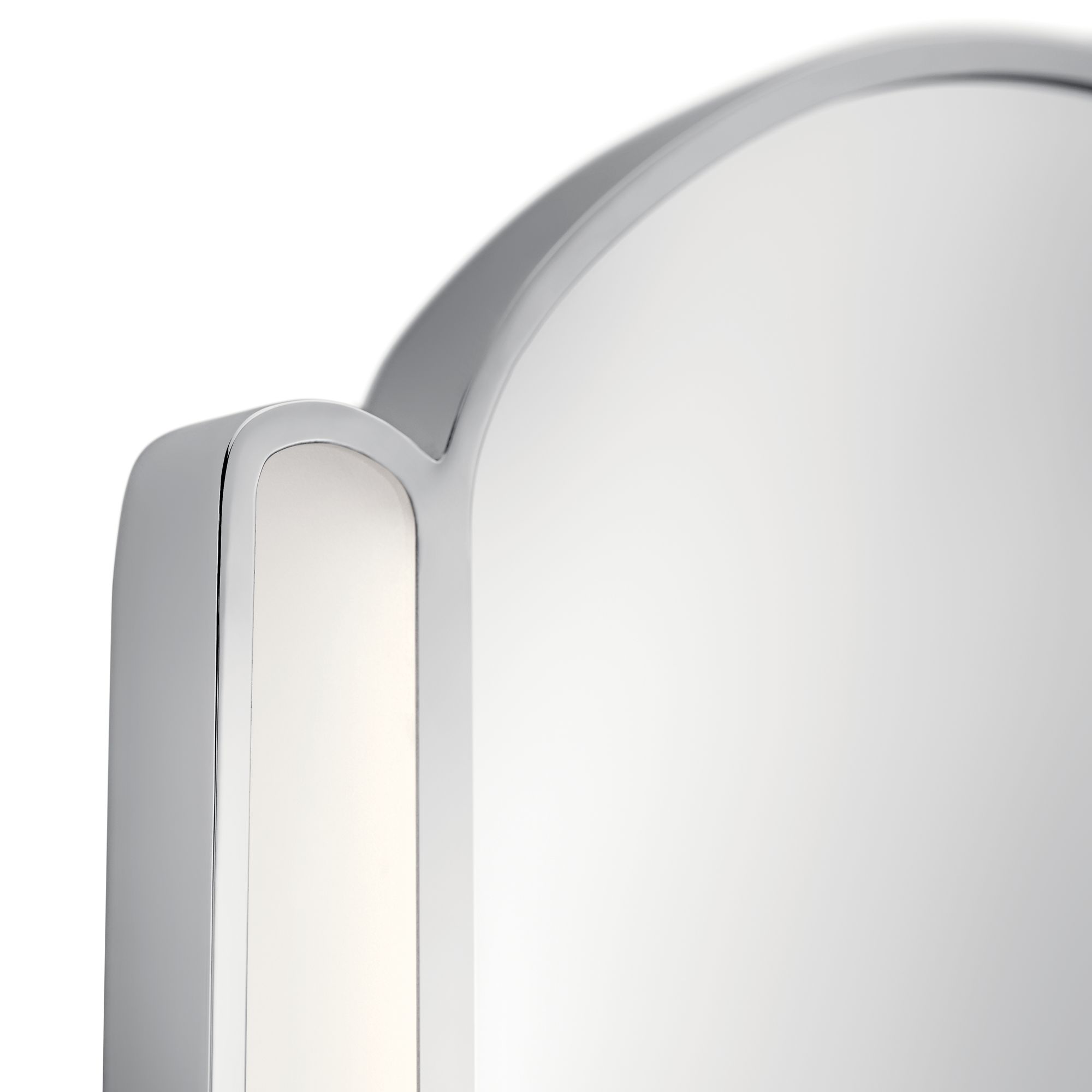 Elan Phaelan Chrome 23 1/4" x 29 3/4" Oval LED Mirror - #69E53 | Lamps Plus