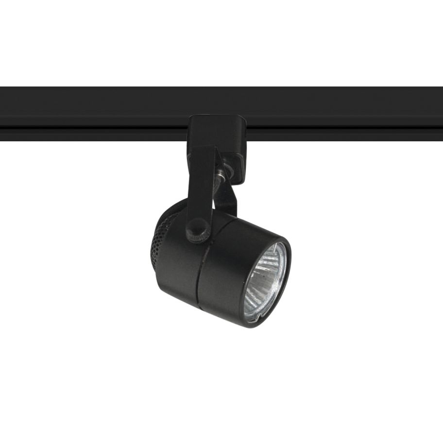 Elco Garda 1-Light Black Cylinder Track Fixture - #W6395 | Lamps Plus