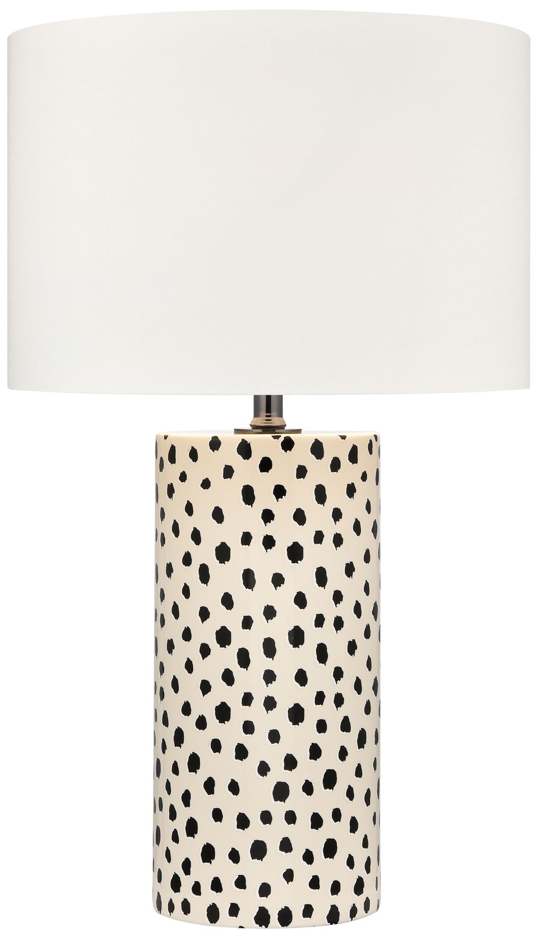 Elk Lighting Signe 26" High Cream and Black Dot Table Lamp - #9548E ...