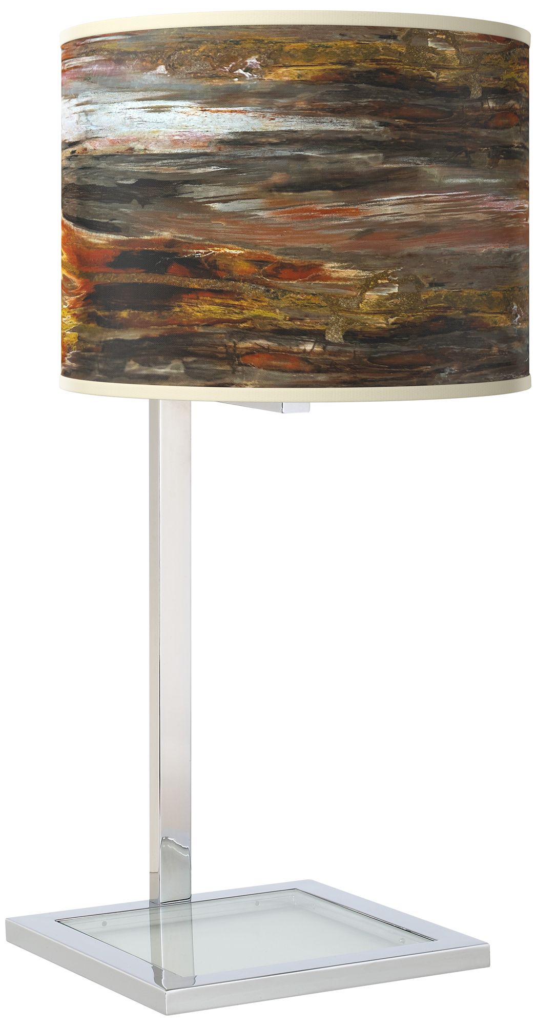 Embracing Change Glass Inset Table Lamp - #004Y9 | Lamps Plus