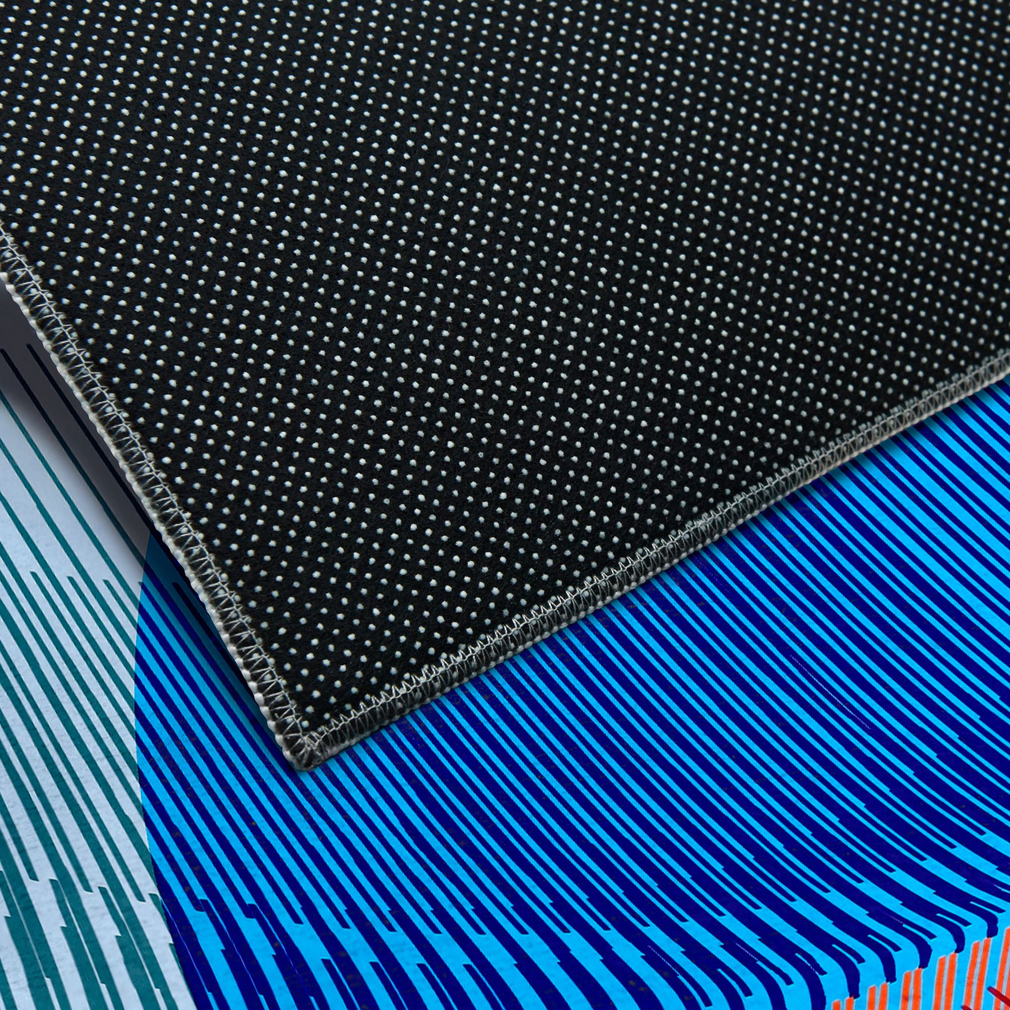 Ephemeral Sunset Washable Circles Art Area Rug size 5'x8' - #4901K ...