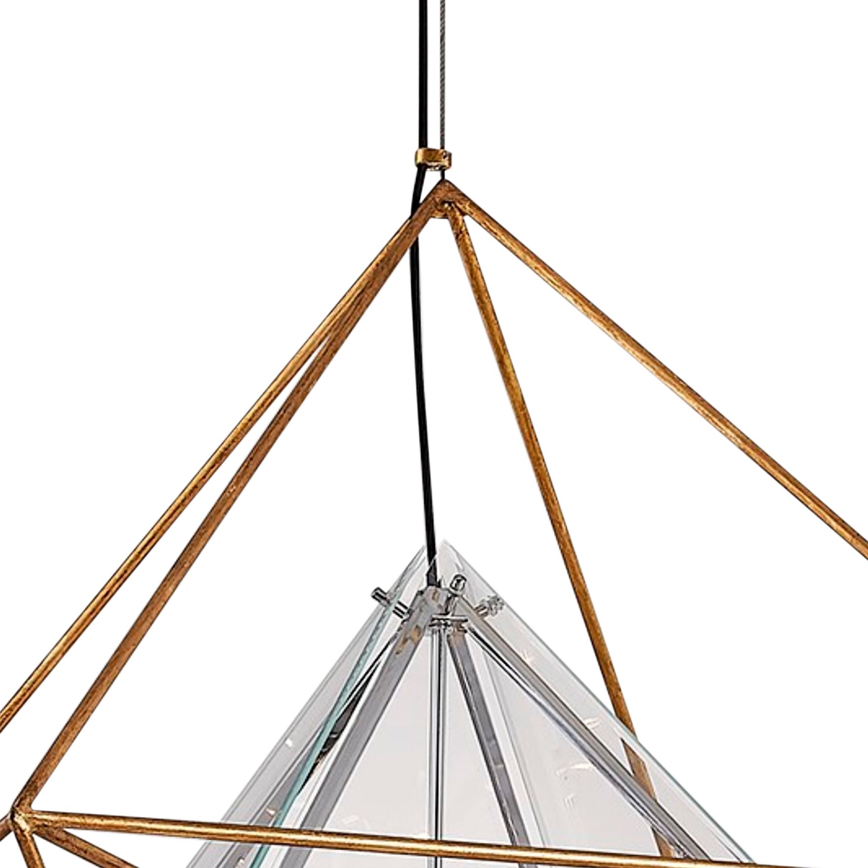 Epic 30" Wide Gold Leaf Pendant Light - #557R1 | Lamps Plus