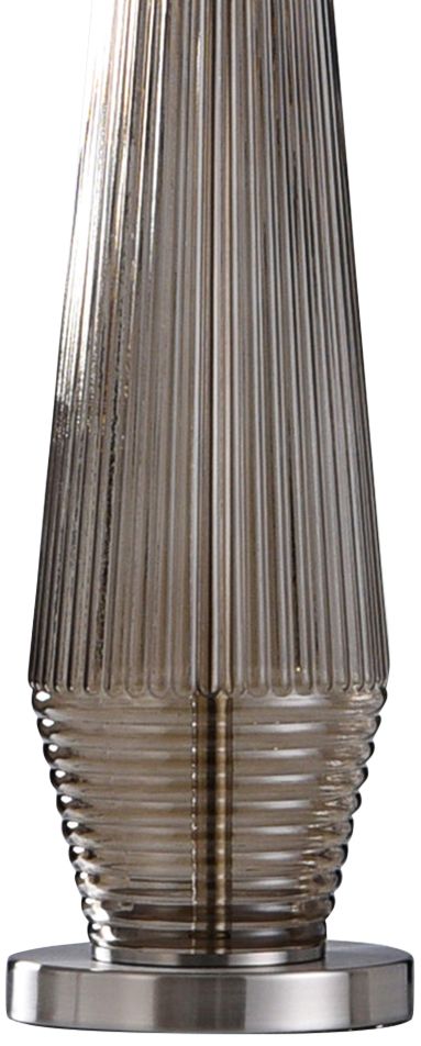 Erica Light Taupe Glass Table Lamp - #94D64 | Lamps Plus