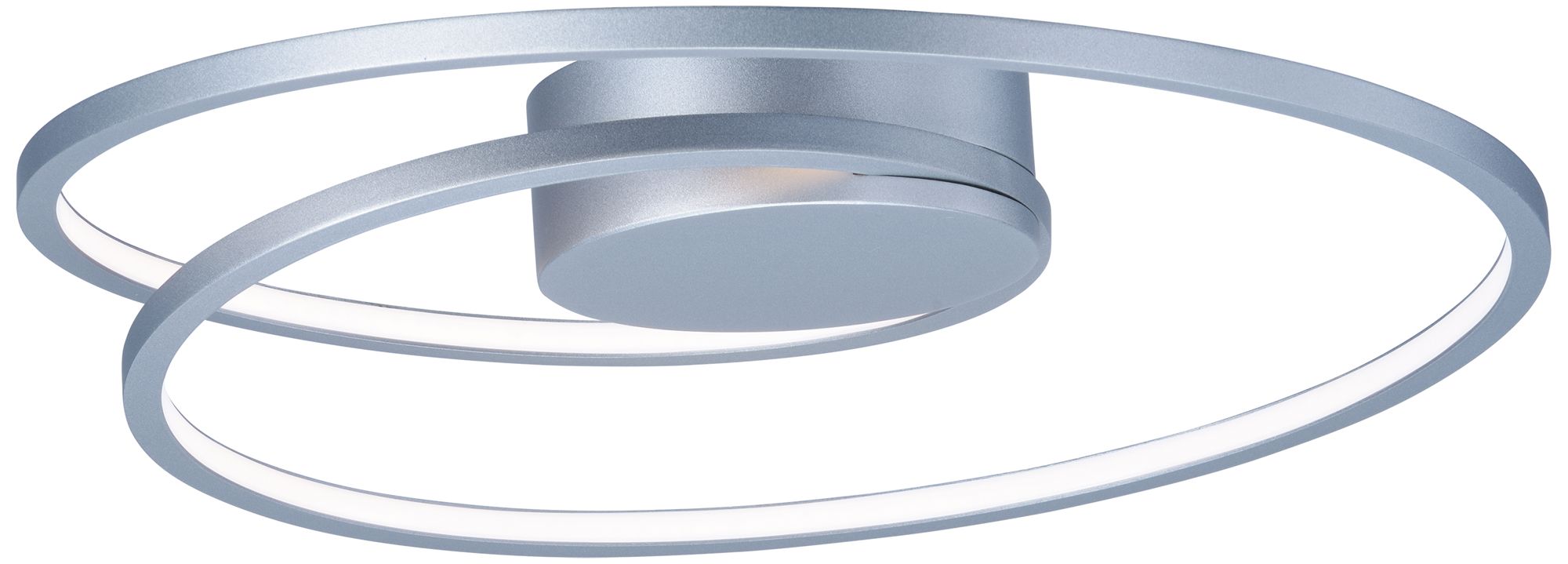 ET2 Cycle 18" Wide Matte Silver LED Ceiling Light - #577H0 | Lamps Plus