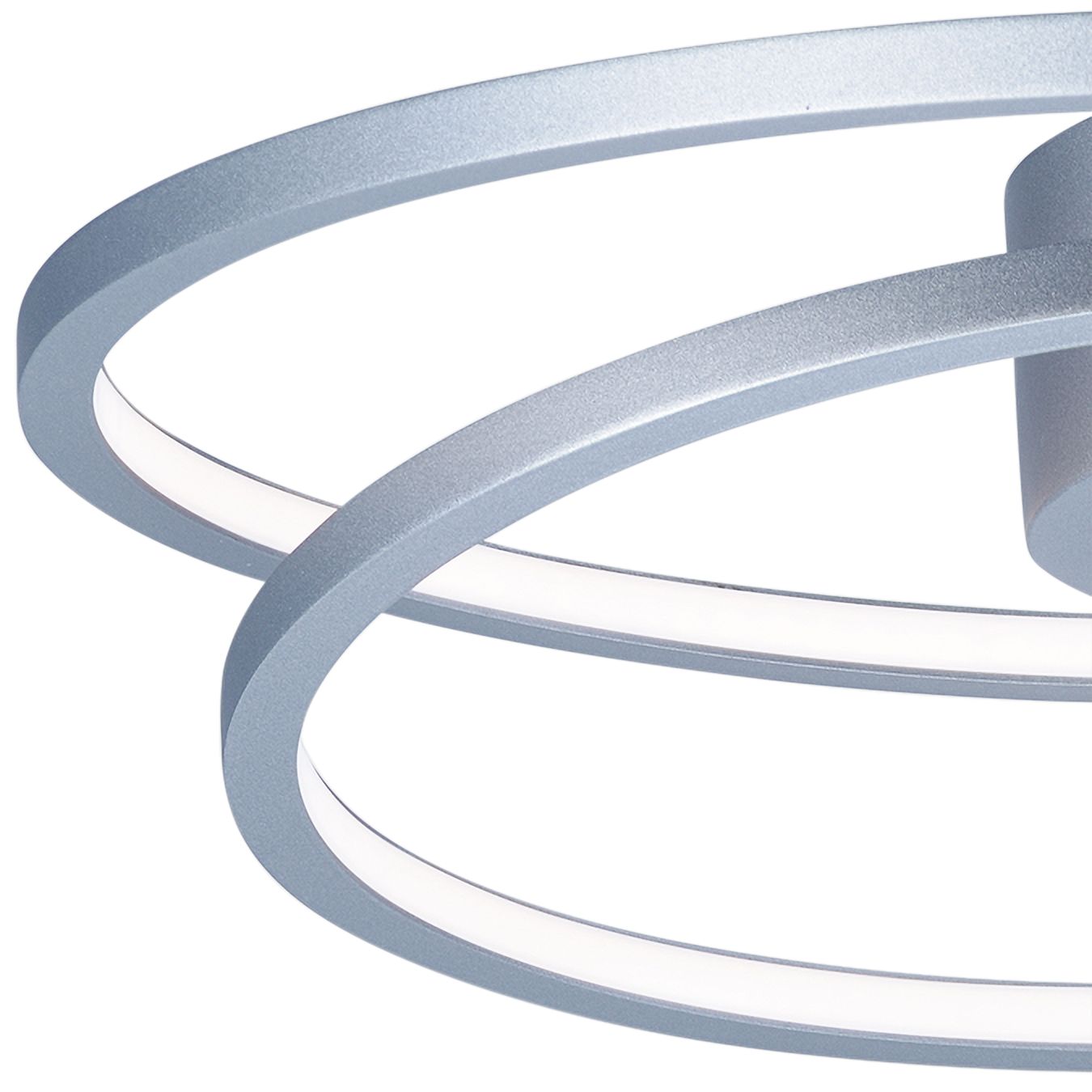 ET2 Cycle 18" Wide Matte Silver LED Ceiling Light - #577H0 | Lamps Plus