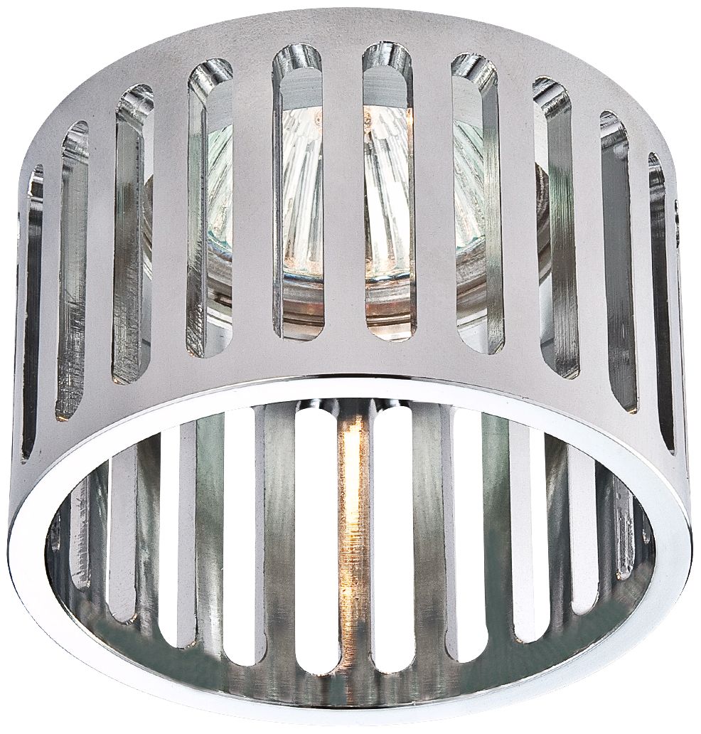 Eurofase Bars Chrome Aluminum Cage Trim - #4F190 | Lamps Plus
