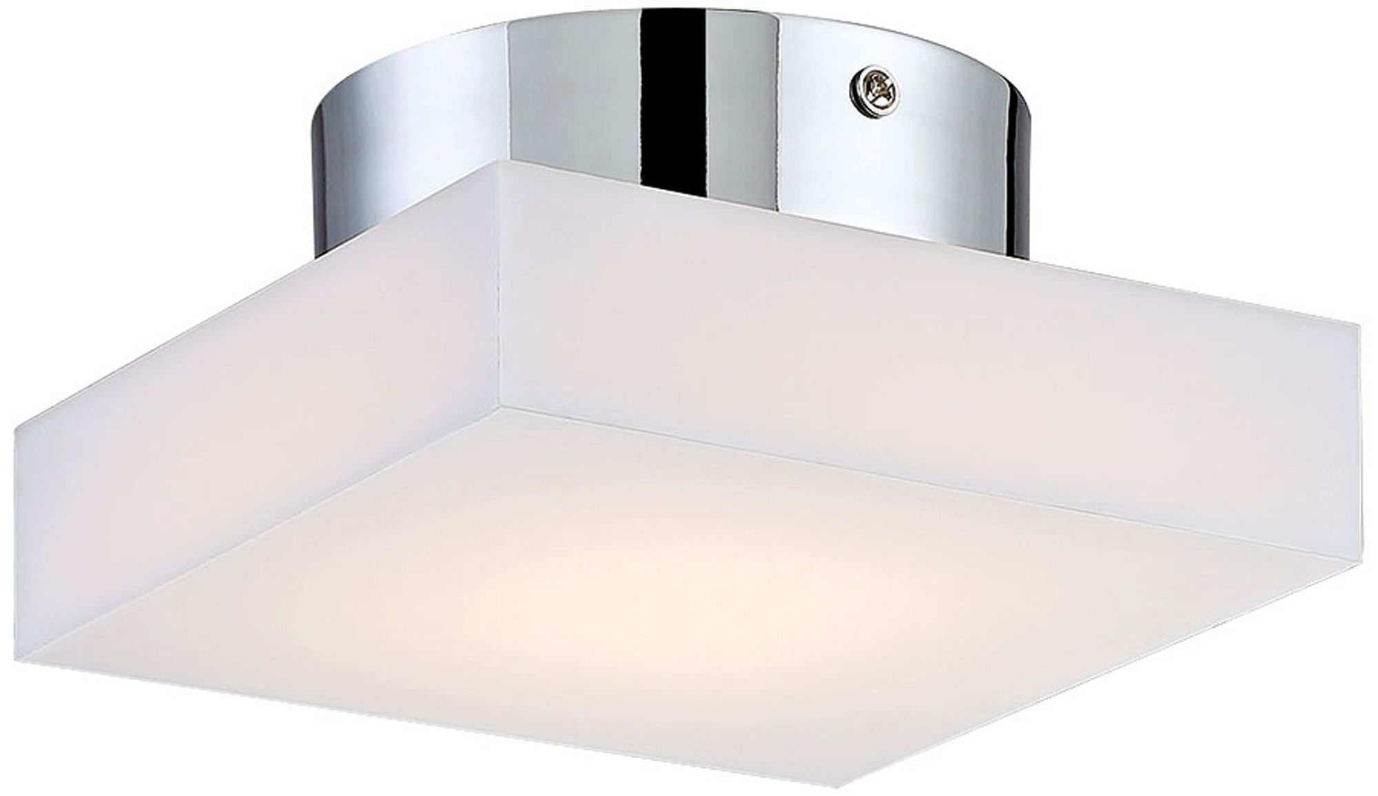 Eurofase Evolve 6" Wide Chrome LED Ceiling Light - #9F071 | Lamps Plus