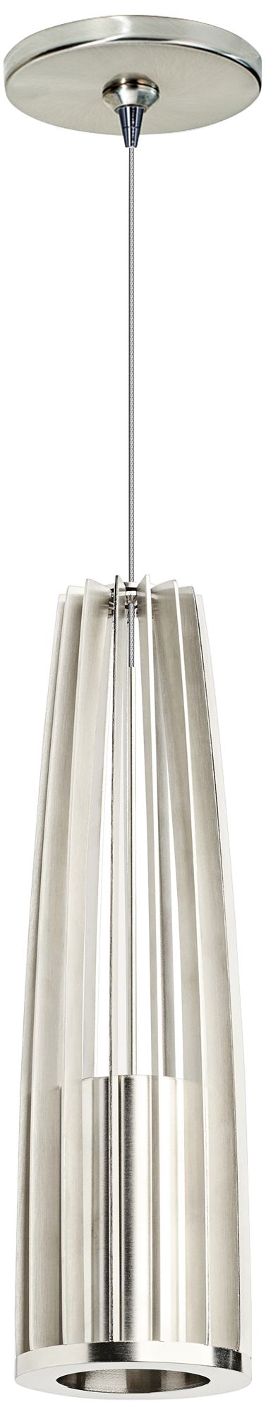 Evo 3 1/4" Wide Satin Nickel Freejack Mini Pendant Light - #73J25 ...