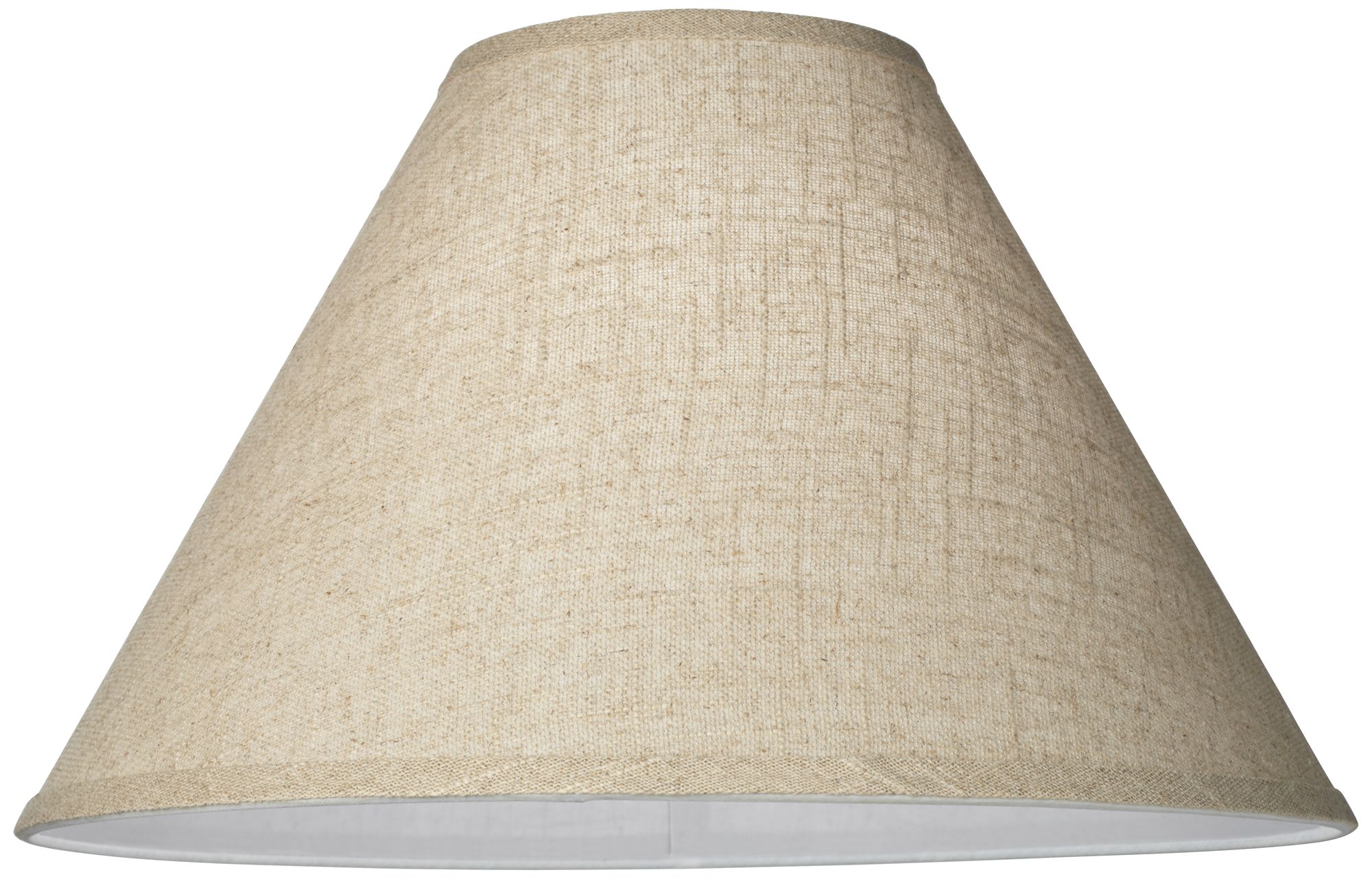 Fine Burlap Empire Lamp Shades 6x17x11.5 (Spider) Set of 2 - #595R1 ...