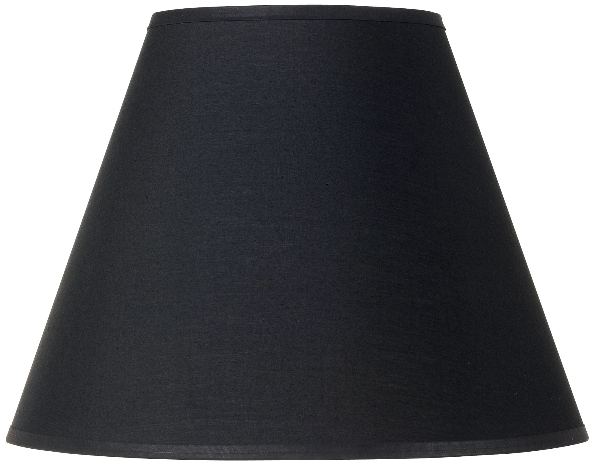 Flat Black Empire Lamp Shade 9x18x14x13 1/2 (Spider) - #2N839 | Lamps Plus