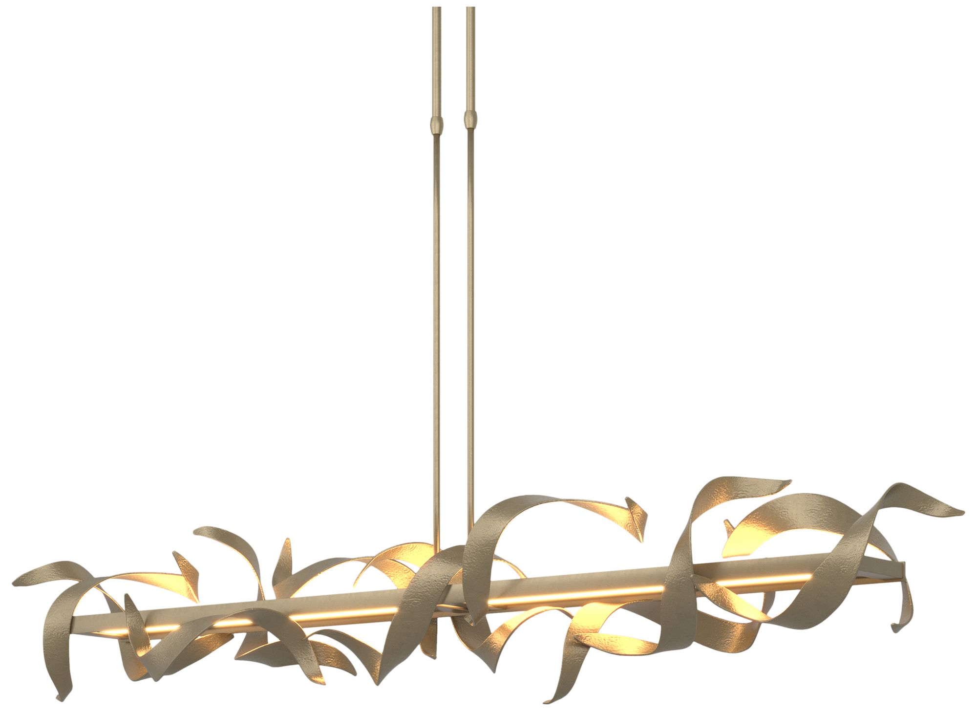 Folio 63 1/2" Wide Soft Gold Short LED Linear Pendant Light - #169G8 ...