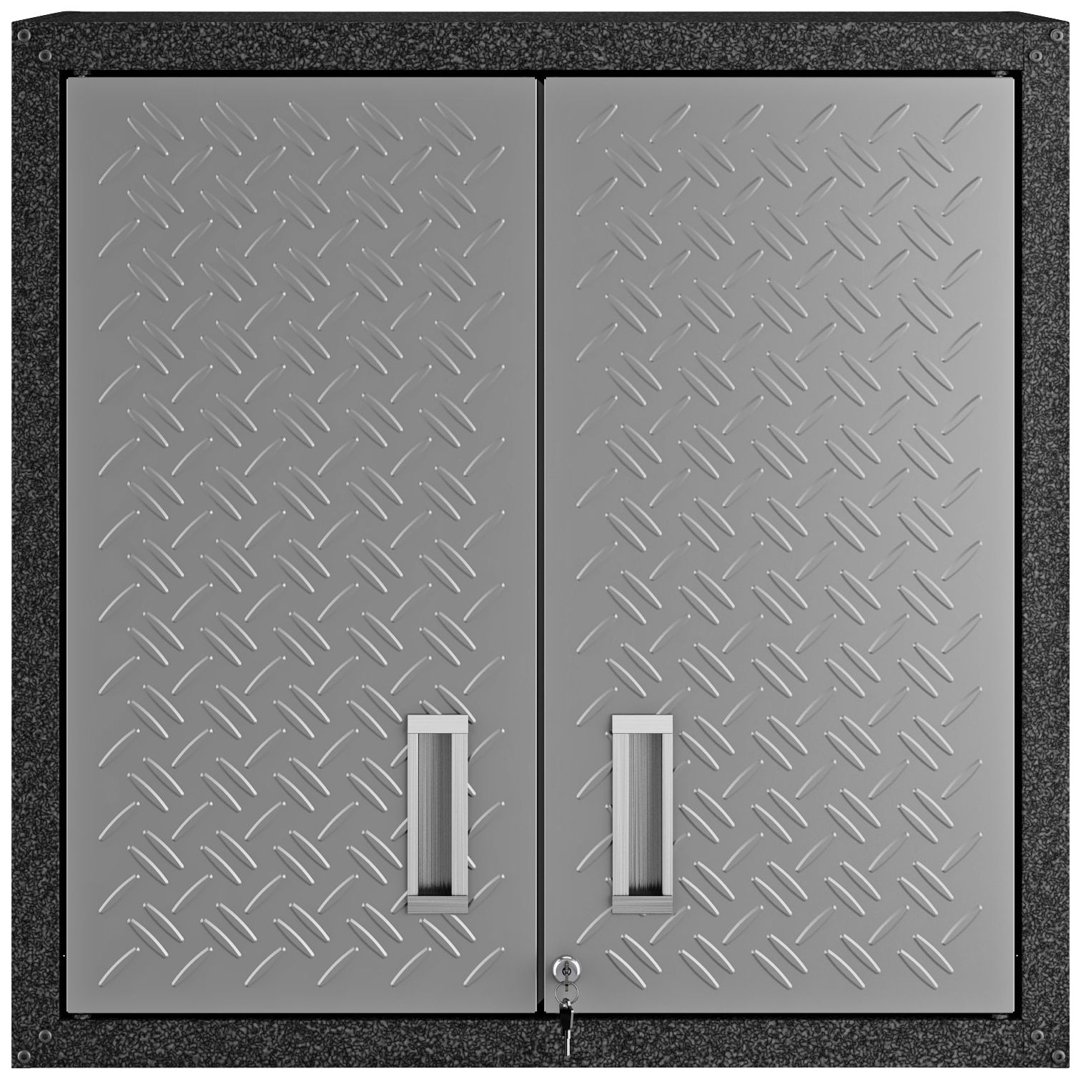 Fortress 74 3/4" High Gray Textured Metal Garage Cabinet - #38G92 ...