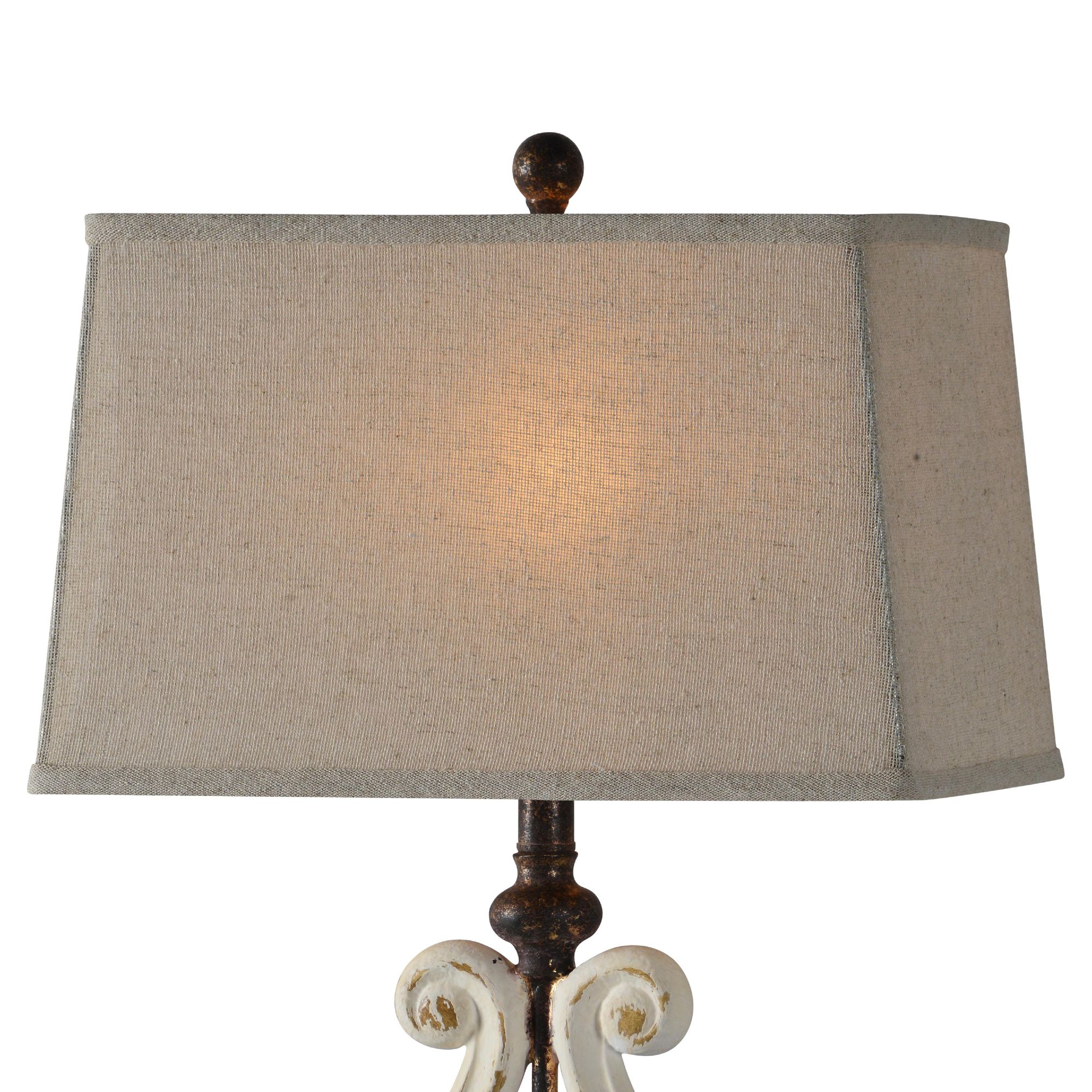 Forty West Alaina Cottage White Table Lamps Set of 2 - #577N0 | Lamps Plus