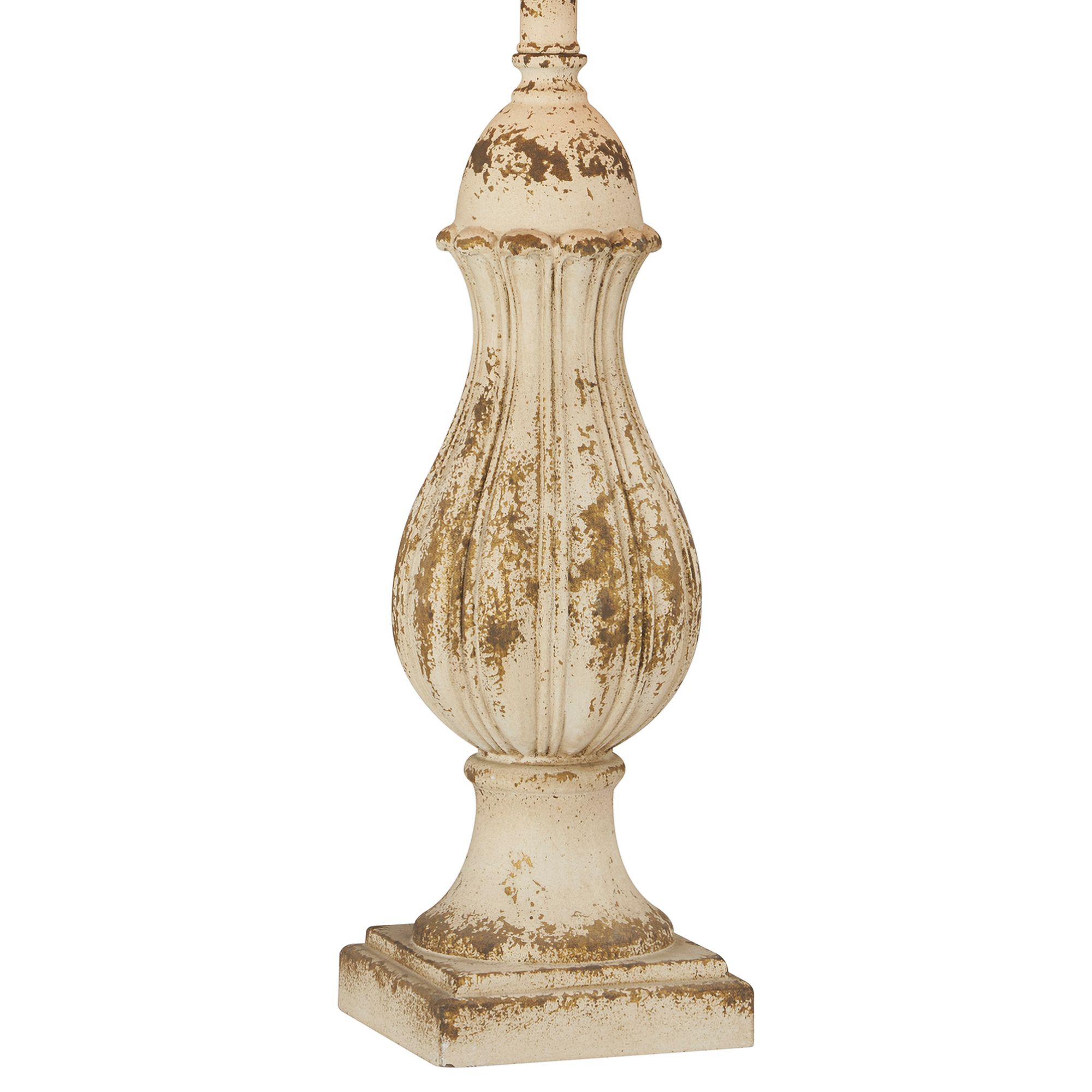 Forty West Leonardo Distressed Cream Table Lamps Set of 2 - #580T3 ...