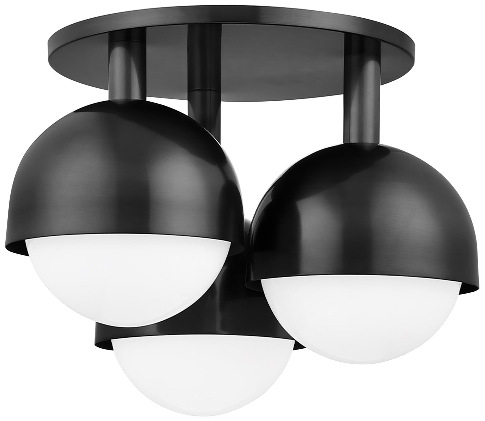 Foster 18 3/4" Wide Aged Brass 3-Light Ceiling Light - #152F0 | Lamps Plus