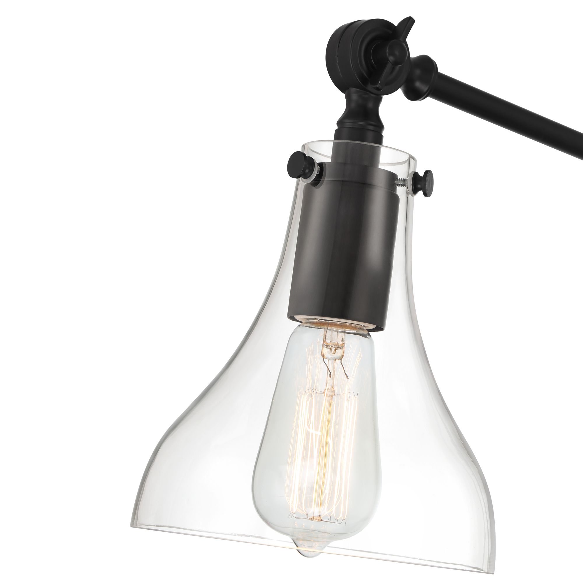 Franklin Iron Works Lobo Plug-In Swing Arm USB Wall Lamps Set of 2 ...