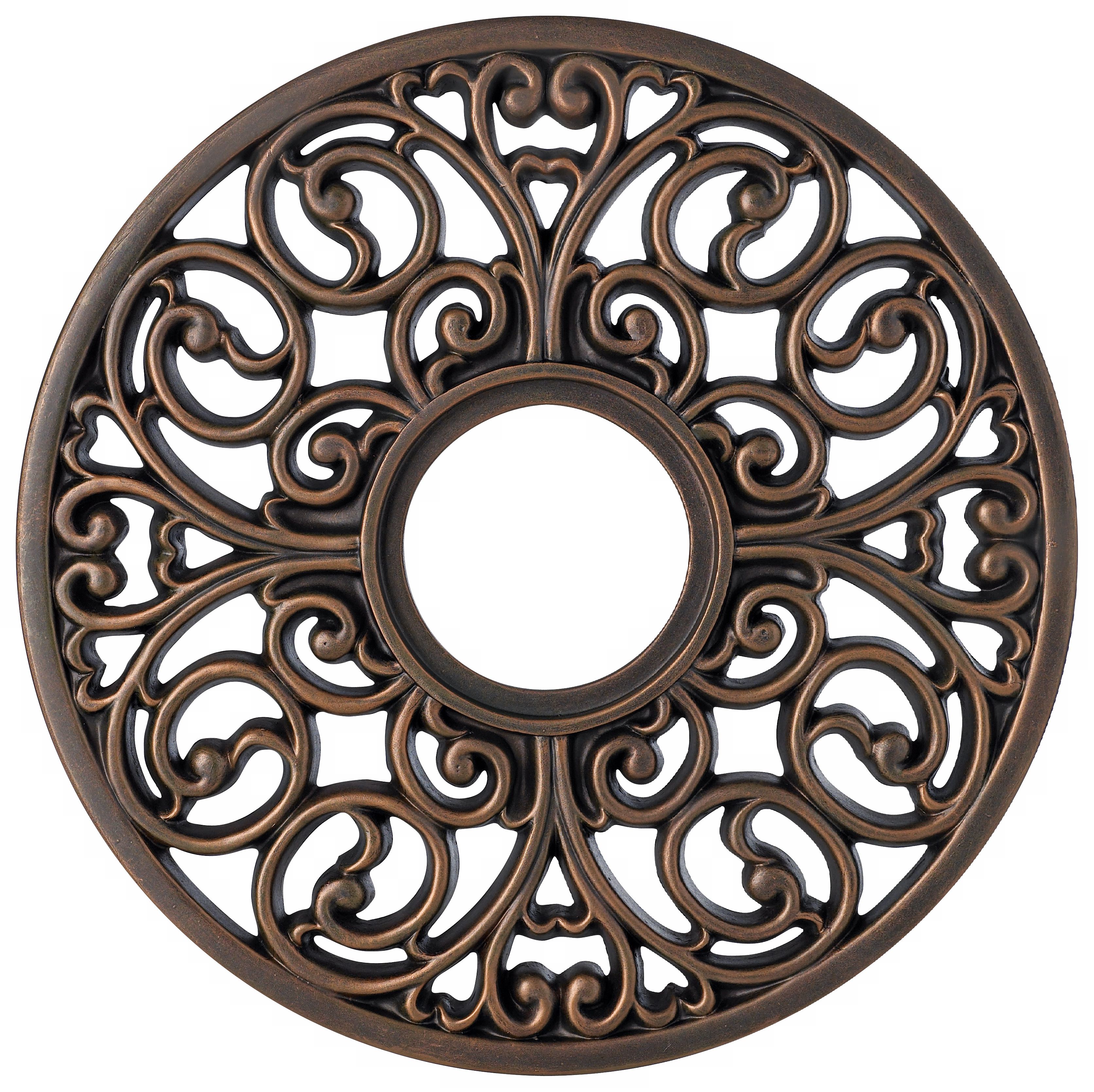 Bronze Colored Ceiling Medallion | Shelly Lighting