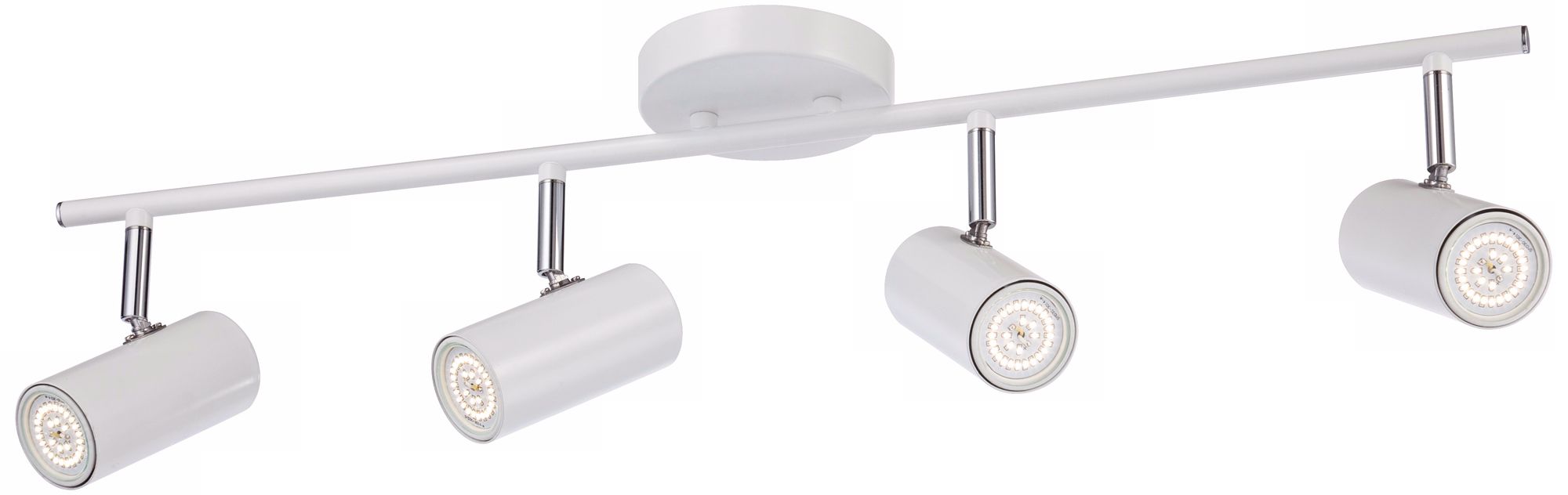 Galena 4-Light Matte White LED Track Fixture - #3T191 | Lamps Plus