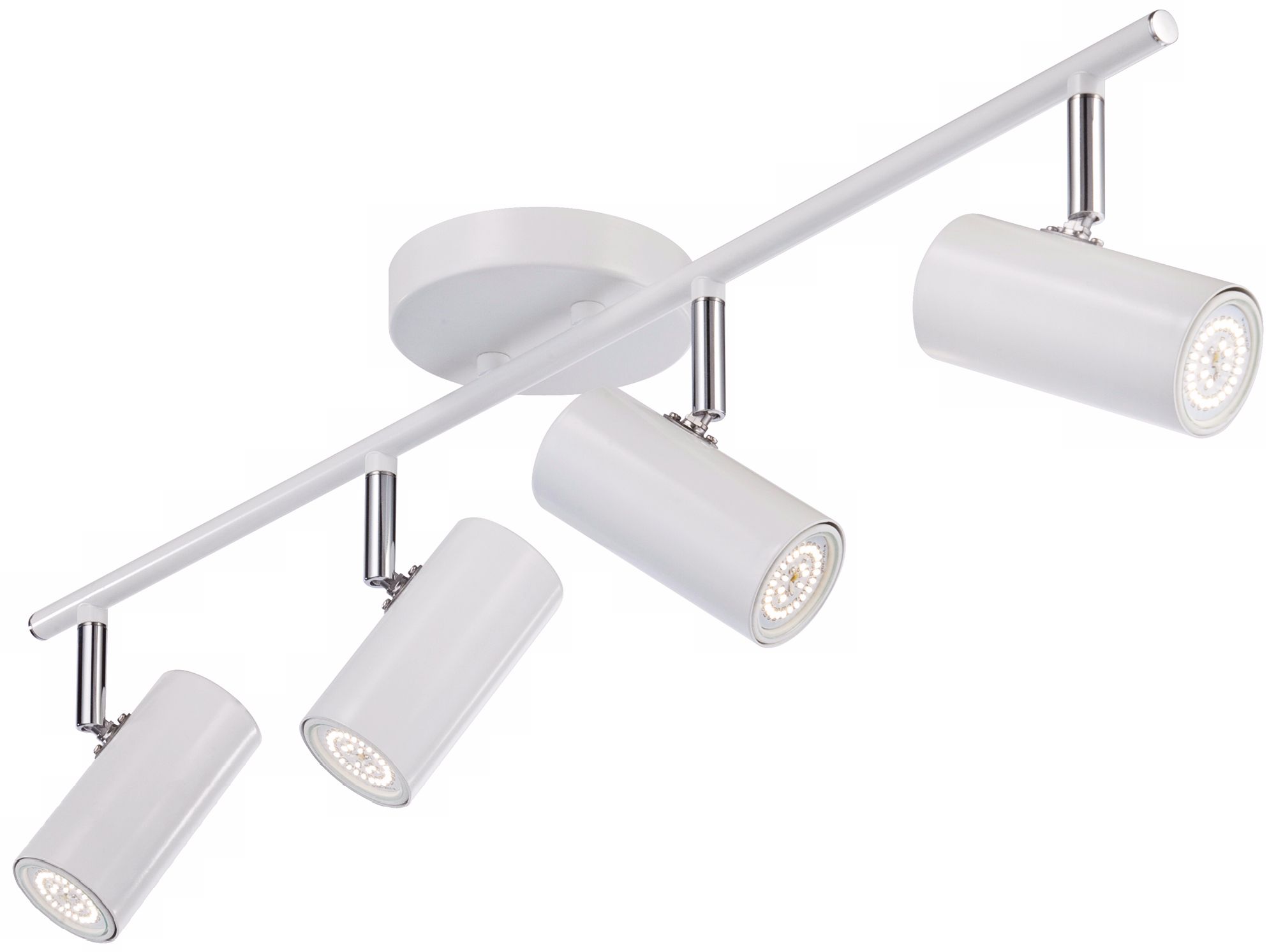 Galena 4-Light Matte White LED Track Fixture - #3T191 | Lamps Plus