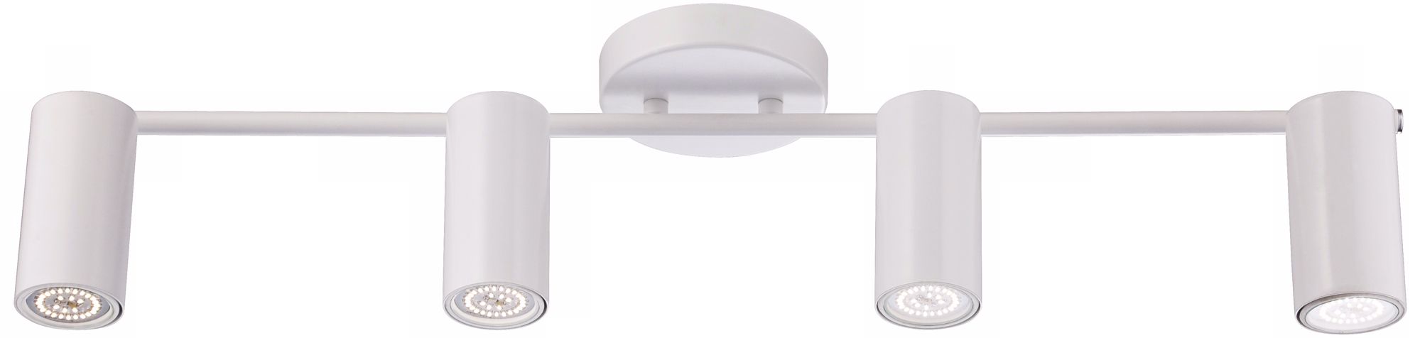 Galena 4-Light Matte White LED Track Fixture - #3T191 | Lamps Plus
