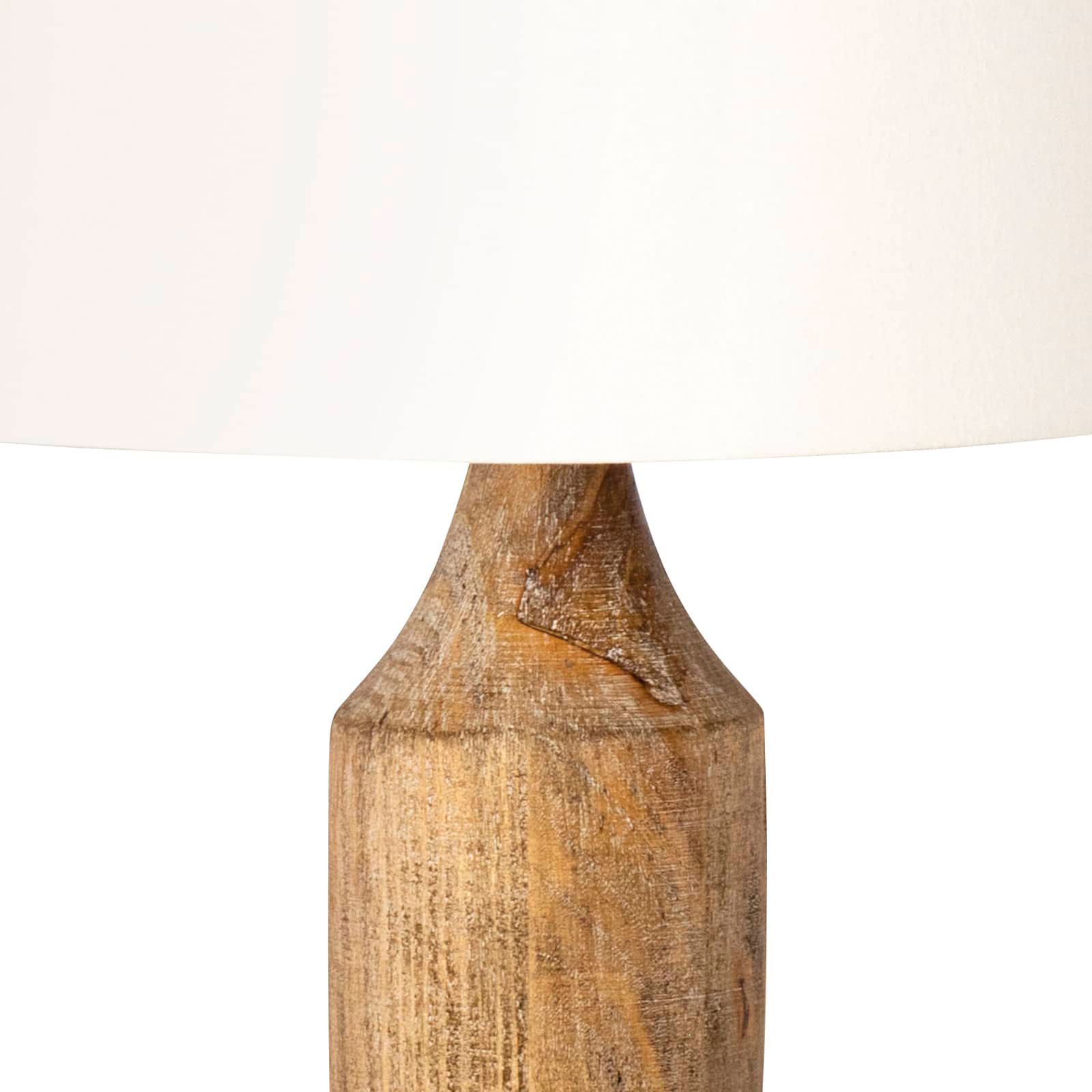 Georgina Natural Distressed Wood Table Lamp - #347H2 | Lamps Plus