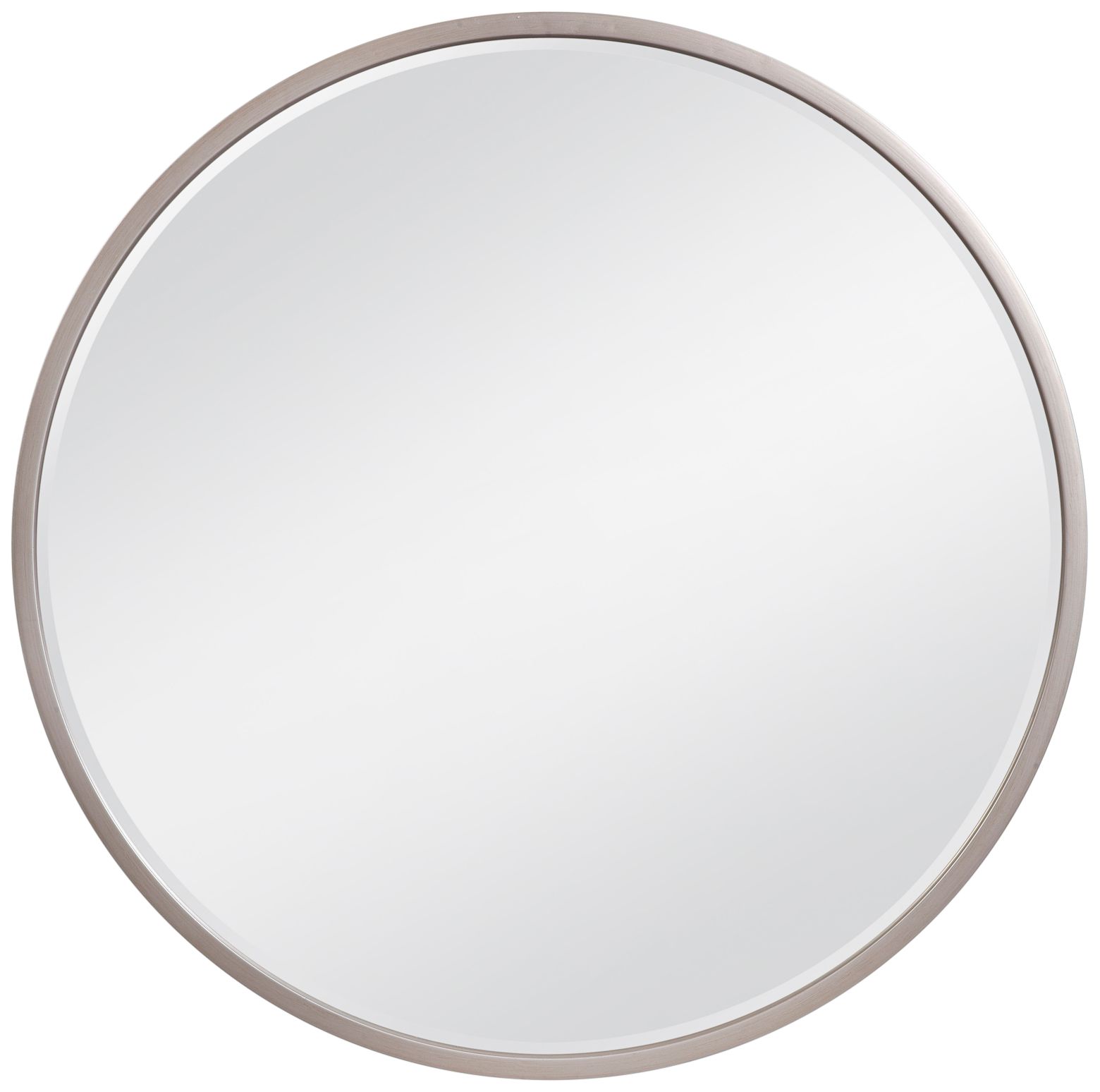 Gibson Champagne Metal 36" Round Wall Mirror - #402E0 | Lamps Plus