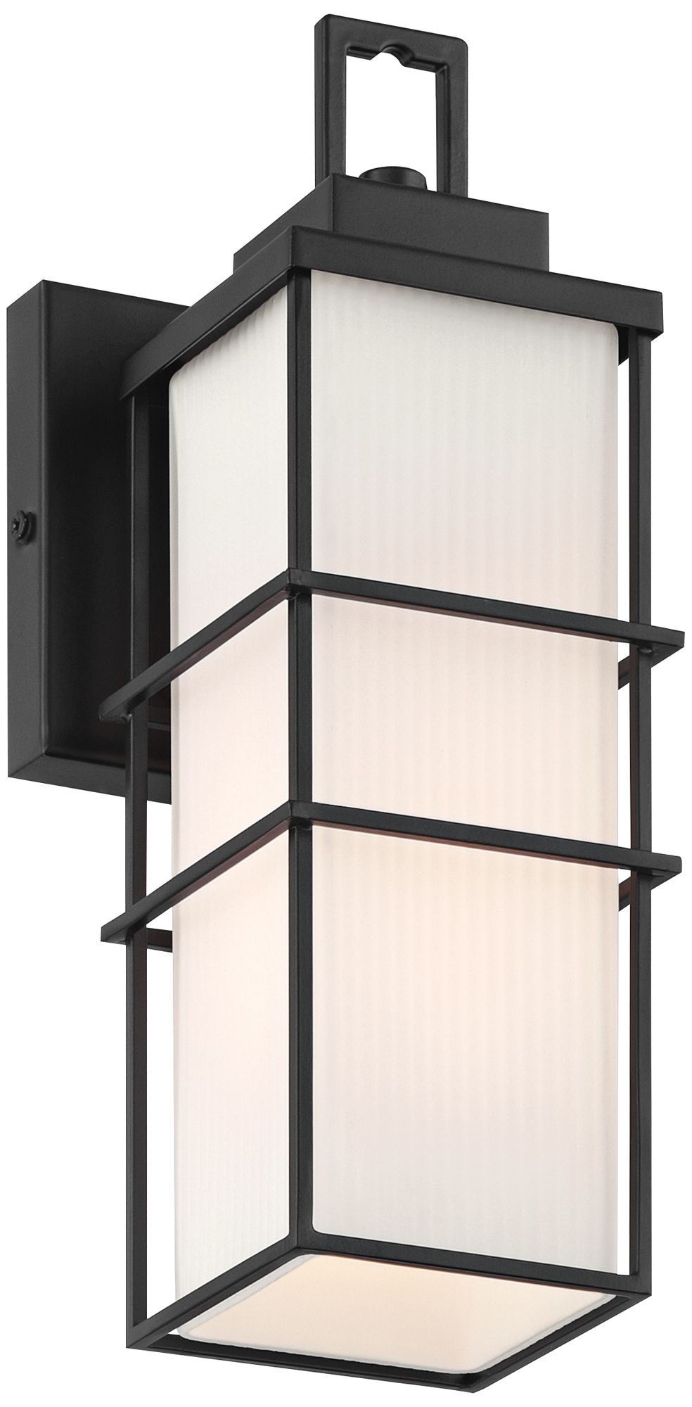 Gilbert 11 1/2" High Matte Black Outdoor Wall Light Set of 2 - #5870K ...